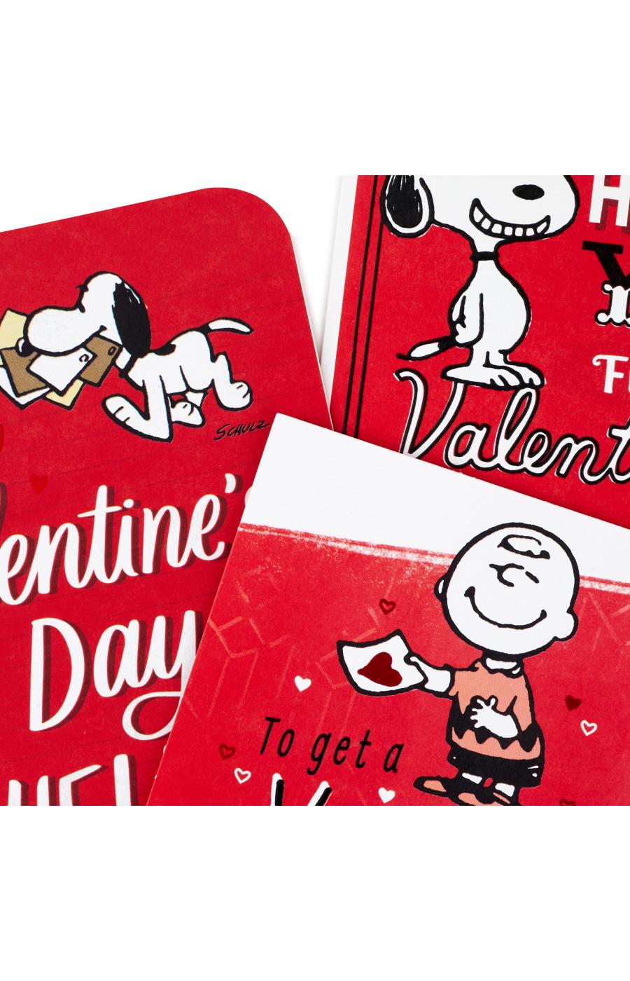 Hallmark Snoopy & Charlie Brown Peanuts Valentine's Day Cards - S19 ...