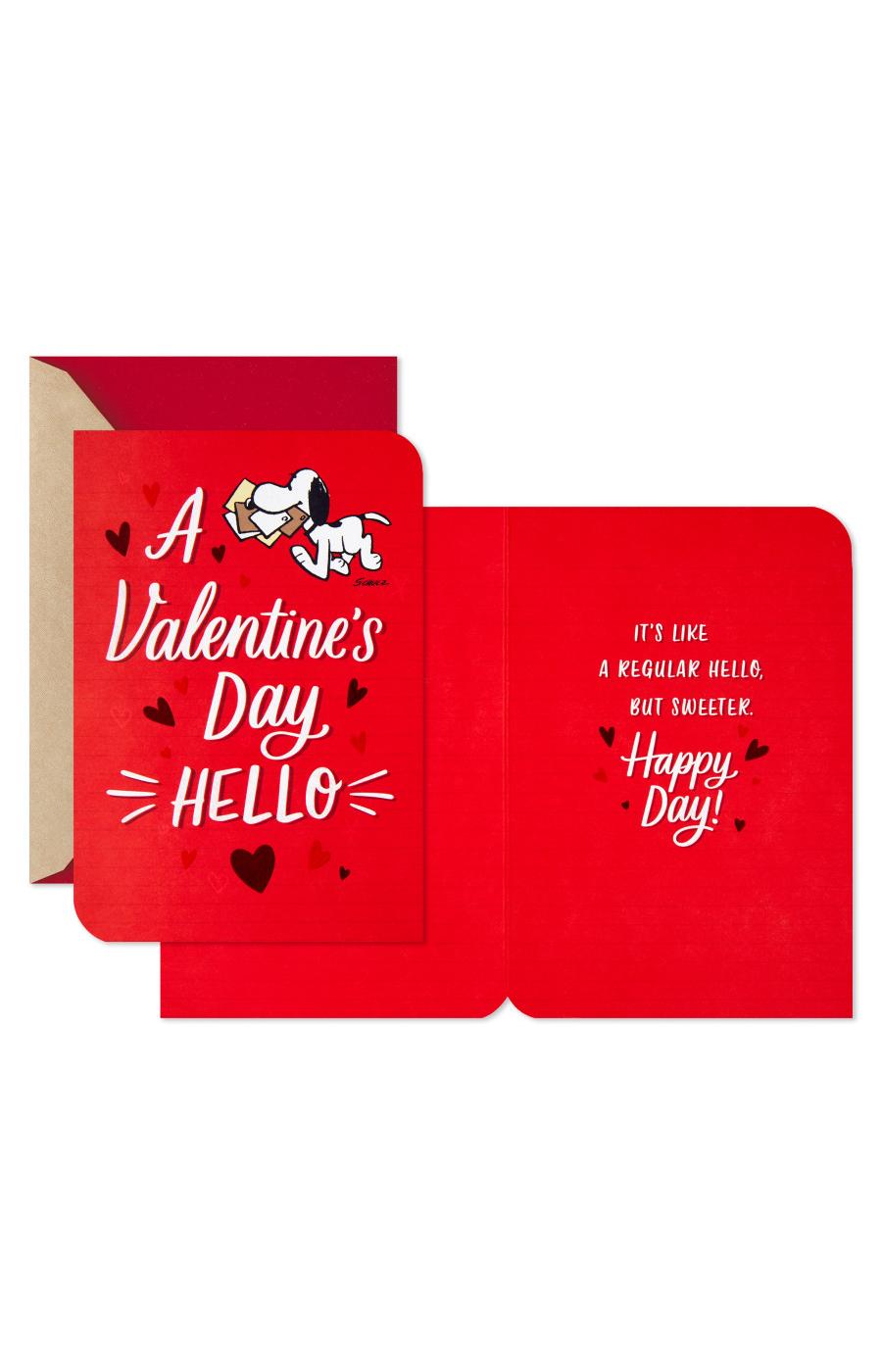 Hallmark Snoopy & Charlie Brown Peanuts Valentine's Day Cards - S19 ...