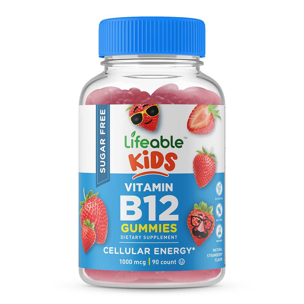 Lifeable Kids Sugar Free Vitamin B12 Gummies - Strawberry - Shop ...
