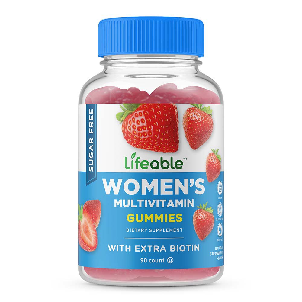 Lifeable Women's Multivitamin Gummies - Strawberry - Shop Multivitamins ...