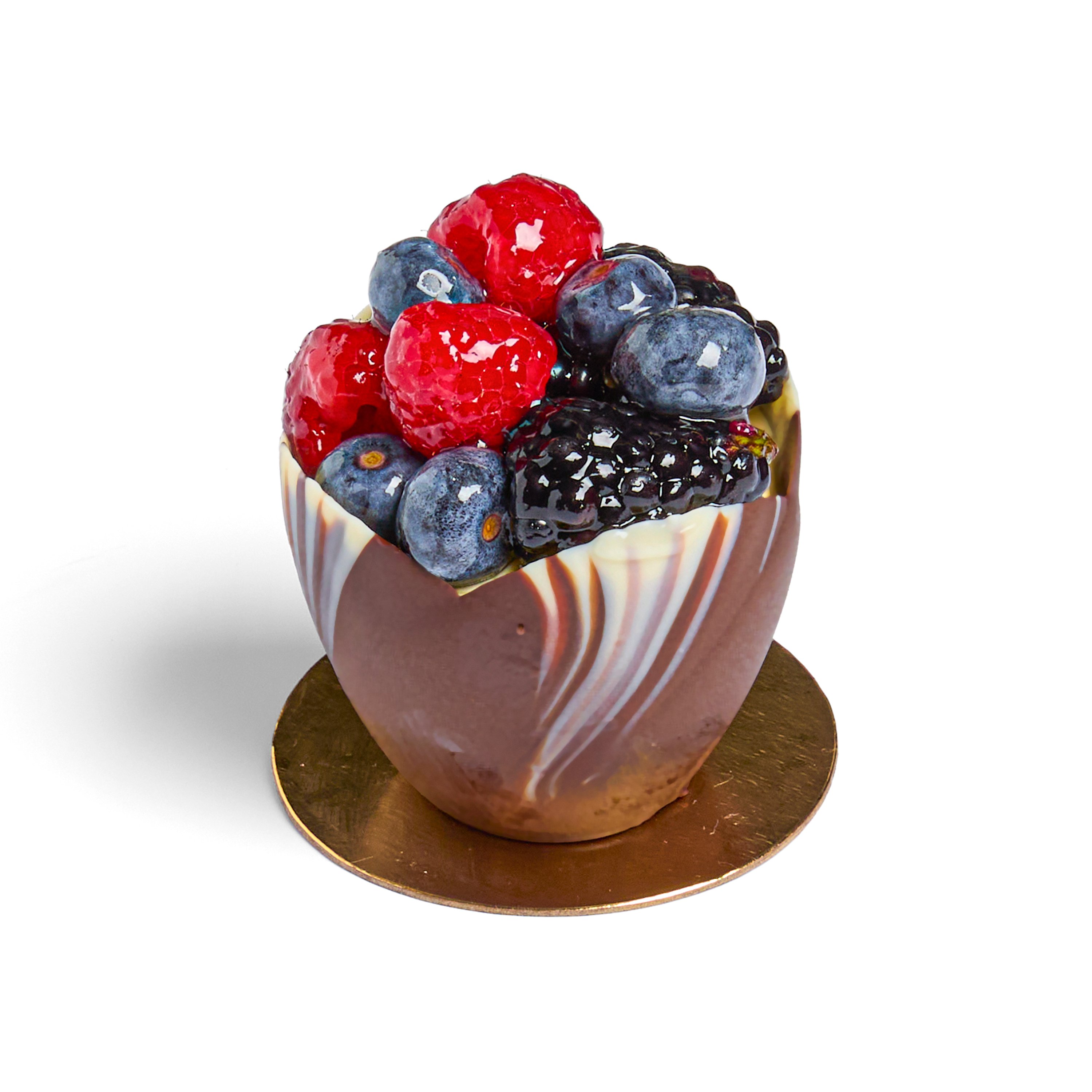 H-E-B Bakery Triple Berry Chocolate Tulip Cup Pastry - Shop Tarts ...