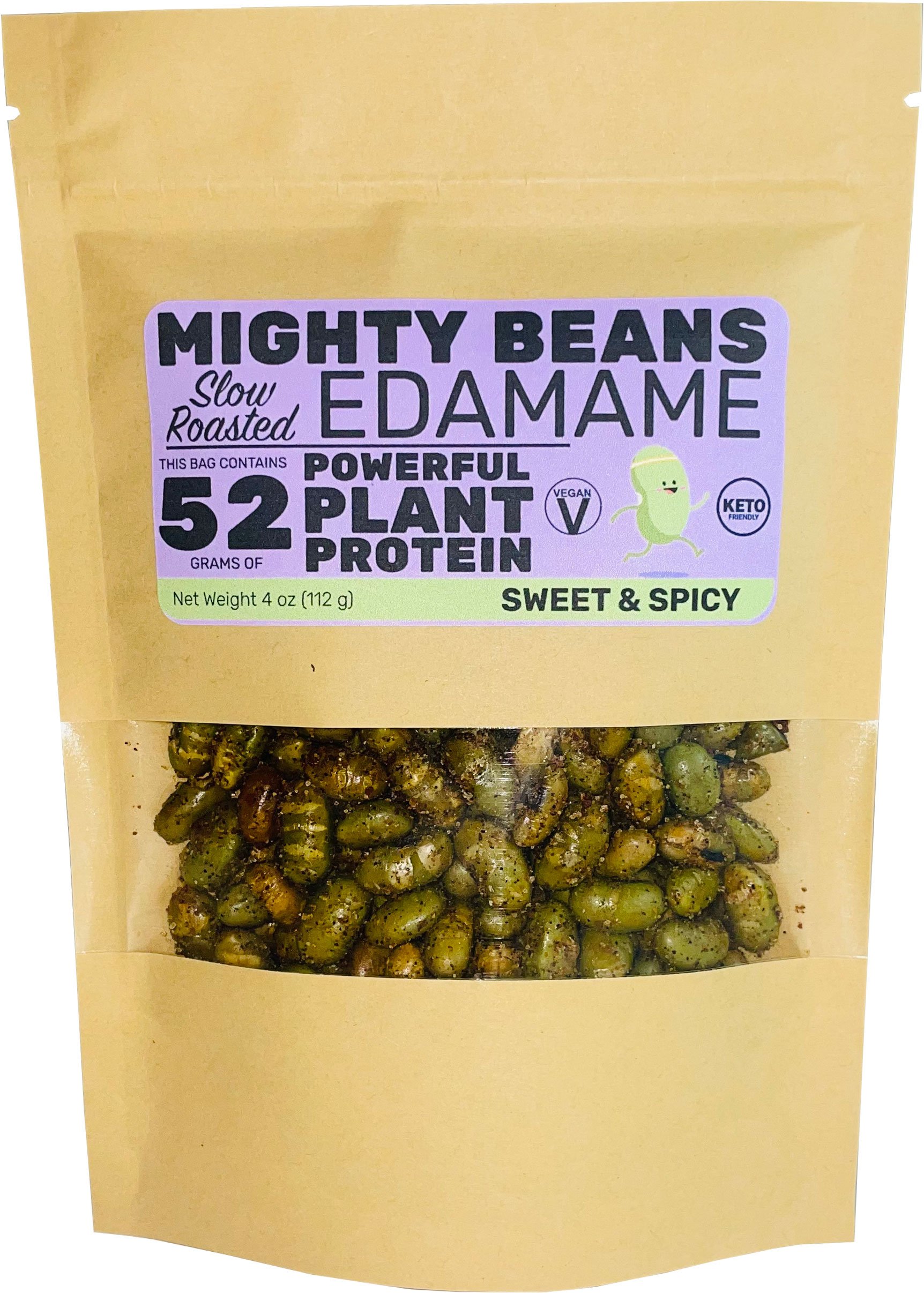 Mighty Beans Sweet & Spicy Slow Roasted Edamame, 4 oz | Central Market ...