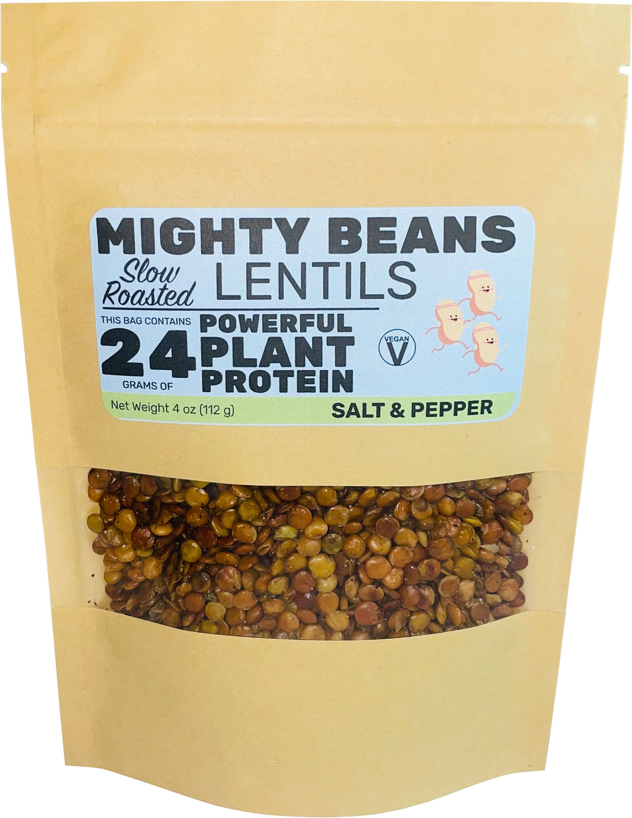 Mighty Beans Salt & Pepper Slow Roasted Lentils, 4 oz | Central Market ...