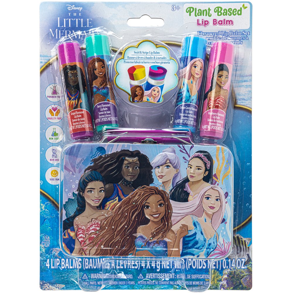 Disney Princess Lip Balm with Tin 4 Pack - Shop Lip Balm & Treatments ...