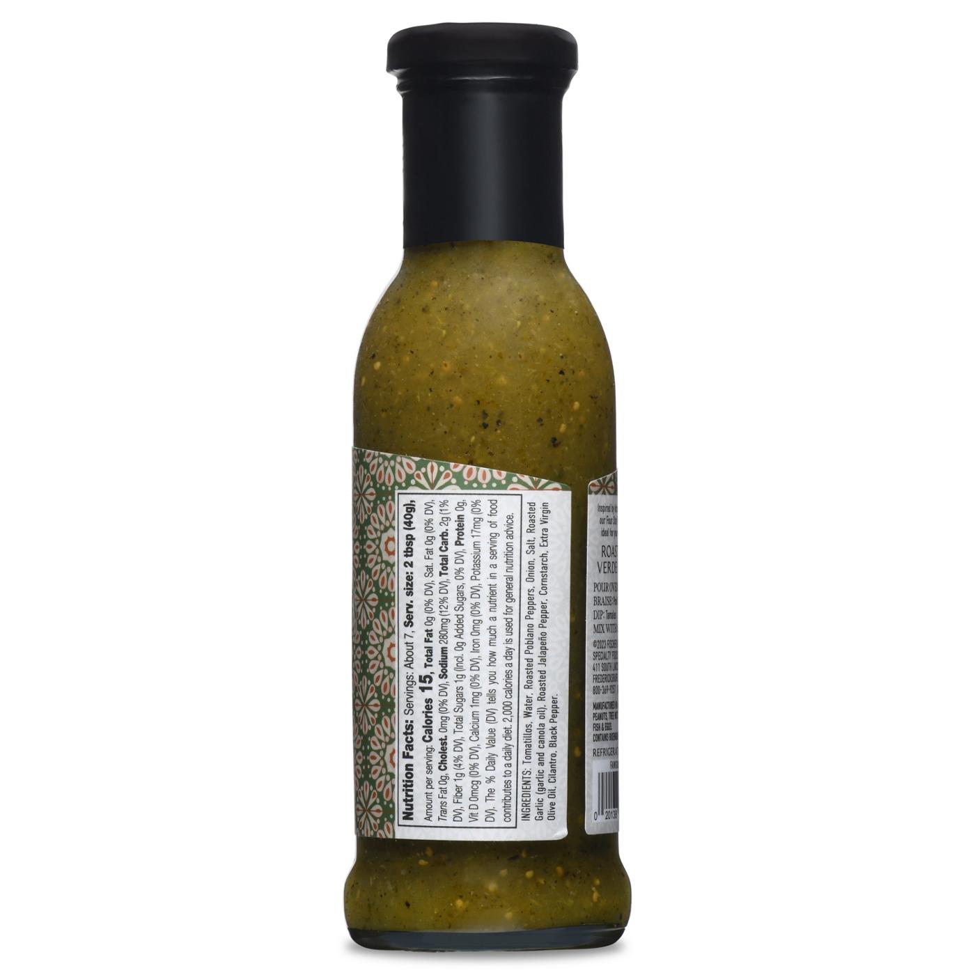 Fischer & Wieser Four Star Provisions Roasted Chile Verde Pan Sauce ...