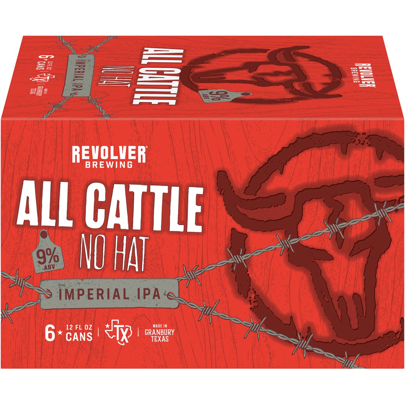 Revolver All Cattle No Hat Imperial IPA 6 pk Cans - Shop Beer at H-E-B