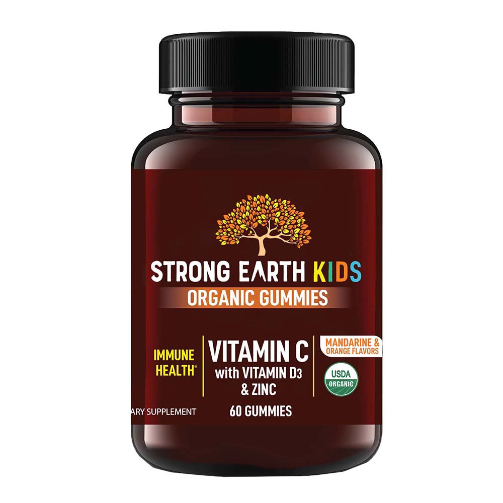 Strong Earth Kids Vitamin C Gummies - Mandarine & Orange - Shop ...