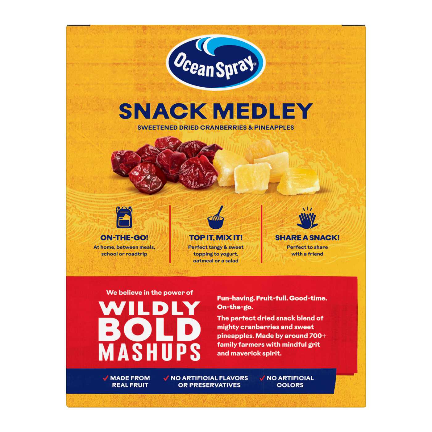 Ocean Spray Pineapple Cran Snack Medley - Shop Berries & cherries at H-E-B