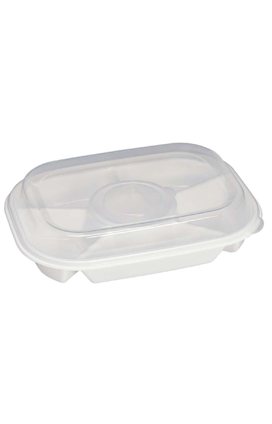 Buddeez Jumbo Party Tray with Cover - Shop Food storage at H-E-B
