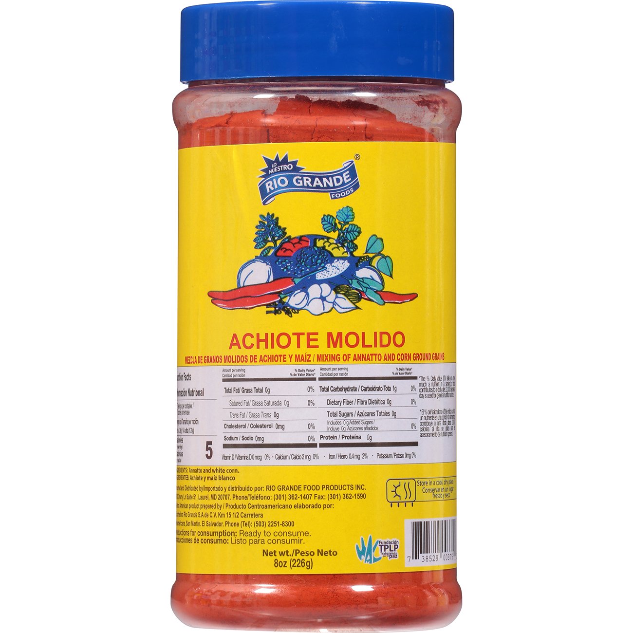 Rio Grande Foods Achiote Molido Ground Annatto - Shop Herbs & spices at ...