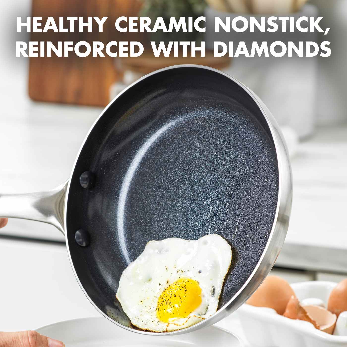 GreenPan TriClad Stainless Steel Cookware Set - Shop Cookware Sets at H-E-B