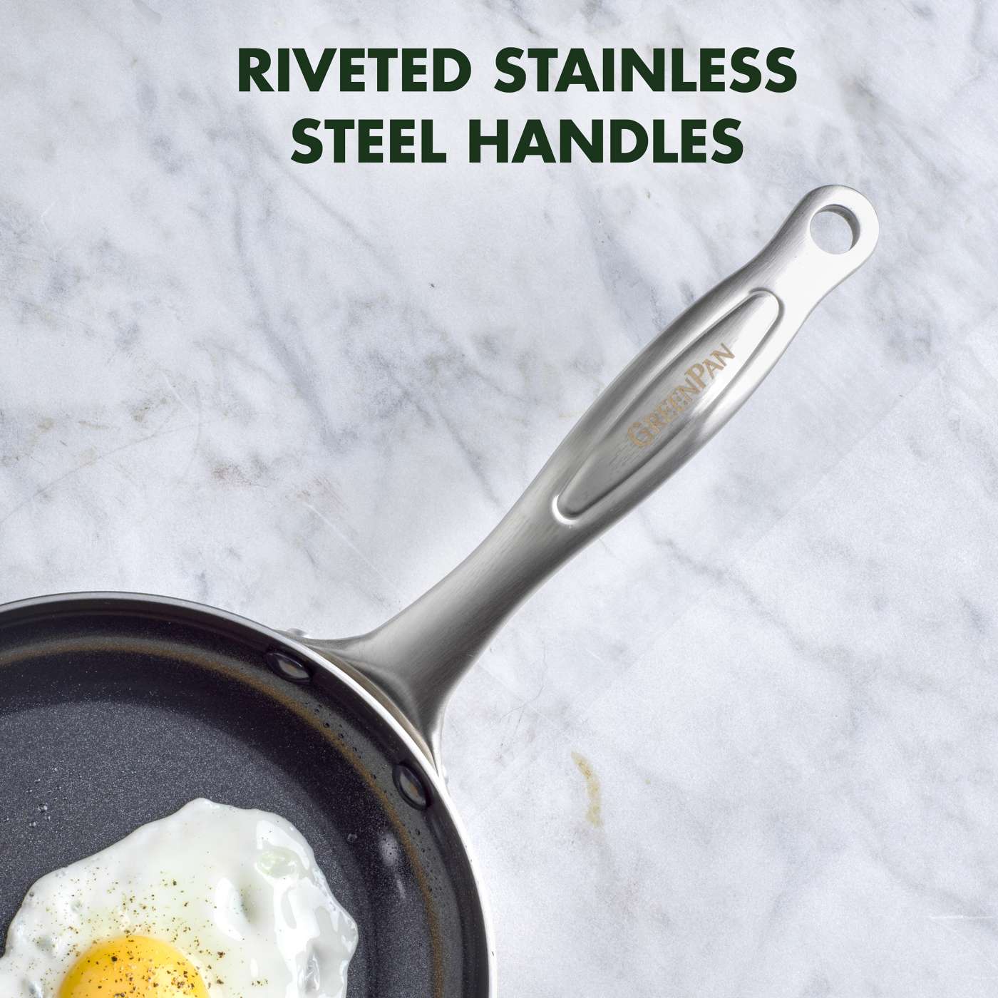 GreenPan TriClad Stainless Steel Cookware Set - Shop Cookware Sets at H-E-B