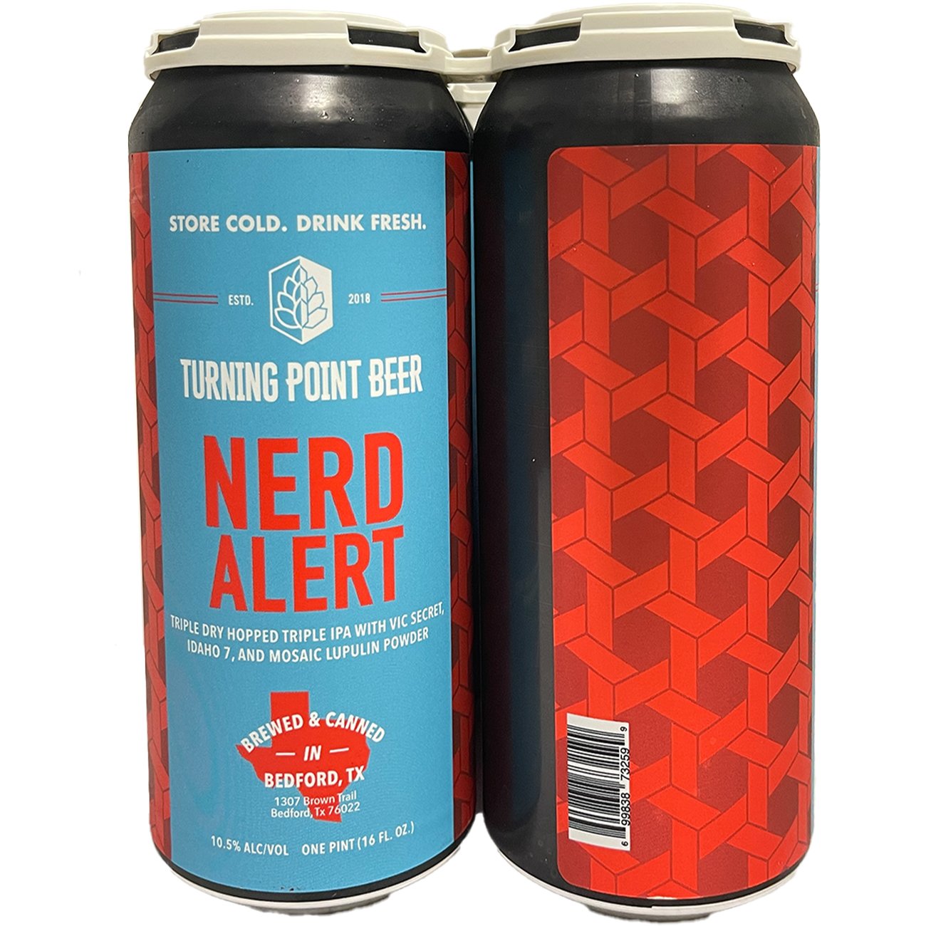 Turning Point Beer Nerd Alert Triple IPA Craft Beer 4 pk Cans - Shop ...