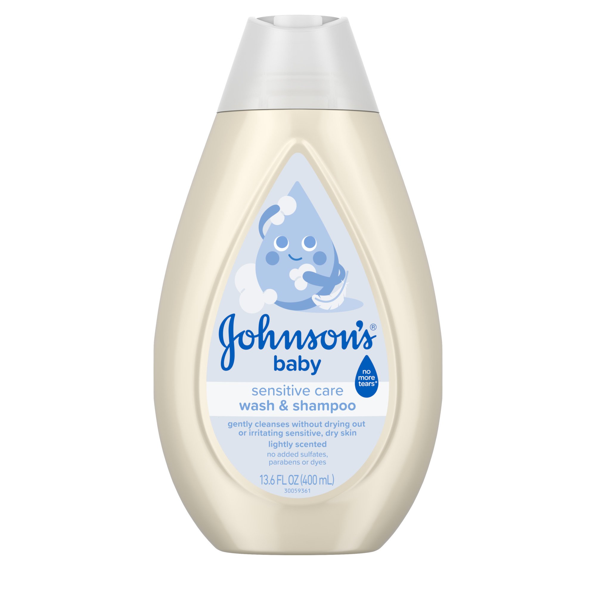 Johnson's Baby Sensitive Care Tear-Free Body Wash & Shampoo - Shop Bath ...