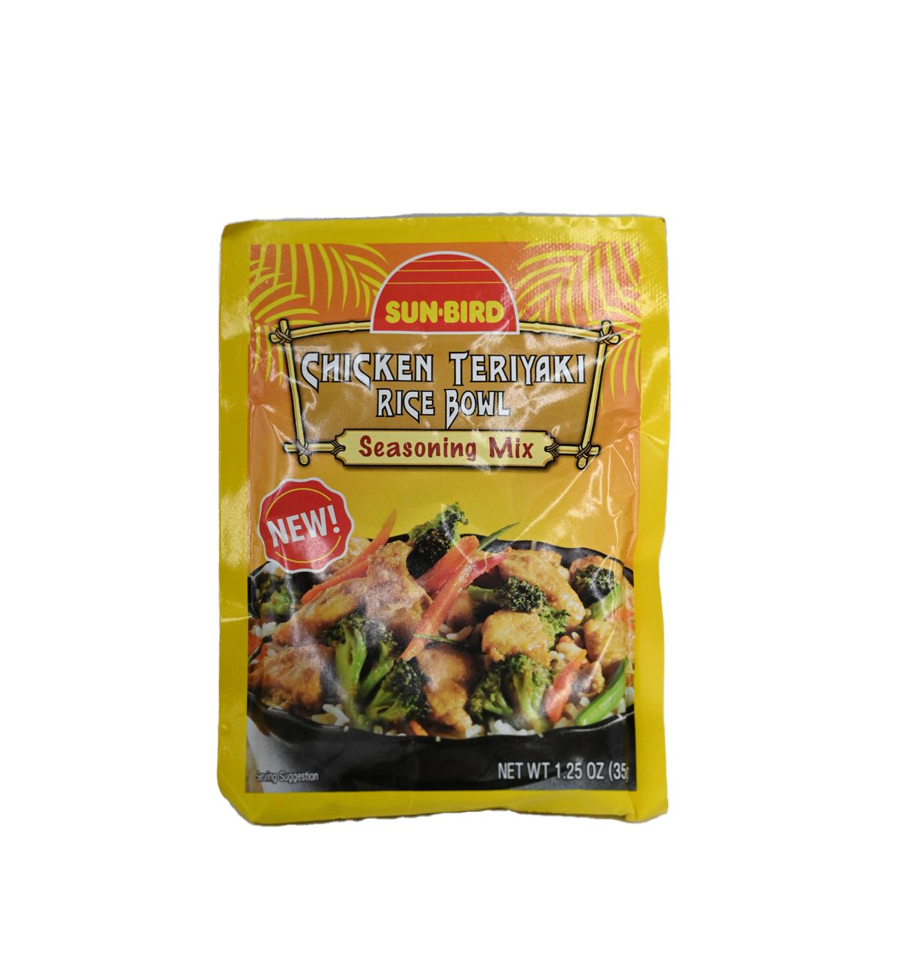 Sun-Bird Chicken Teriyaki Rice Bowl Seasoning Mix - Shop Specialty ...