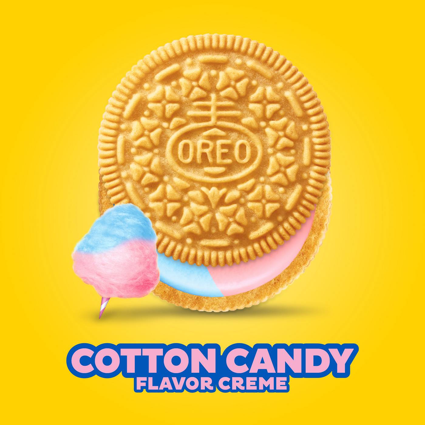 Nabisco Oreo Cotton Candy Sandwich Cookies - Shop Cookies at H-E-B