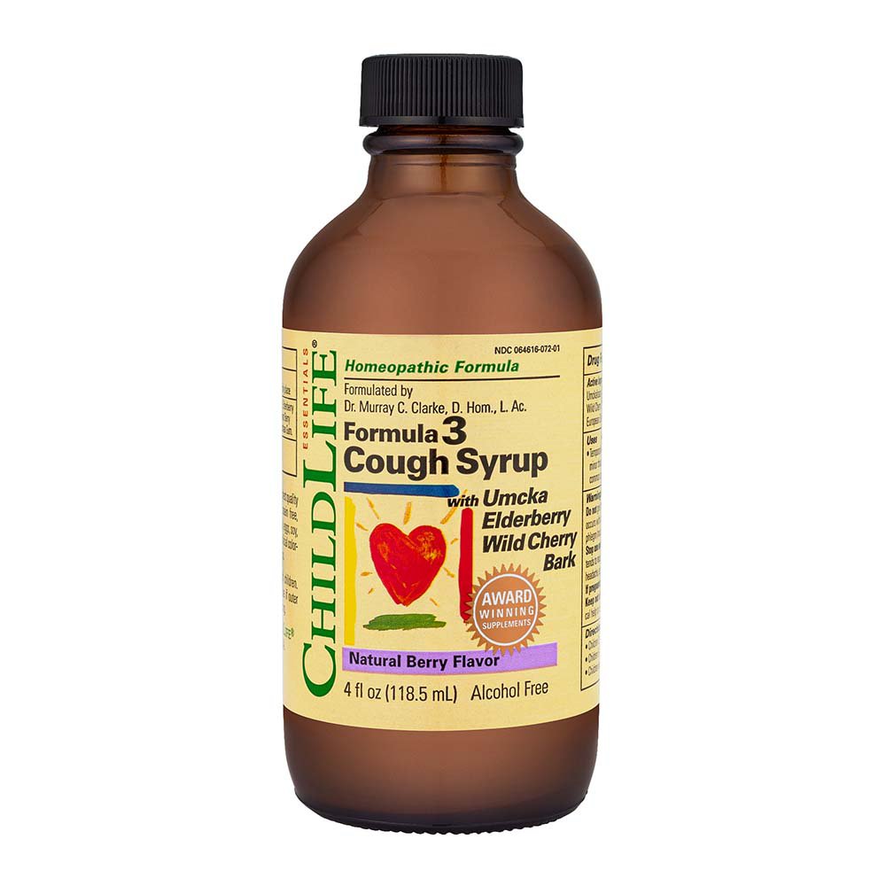 Child Life Formula 3 Cough Syrup - Natural Berry - Shop Multivitamins ...