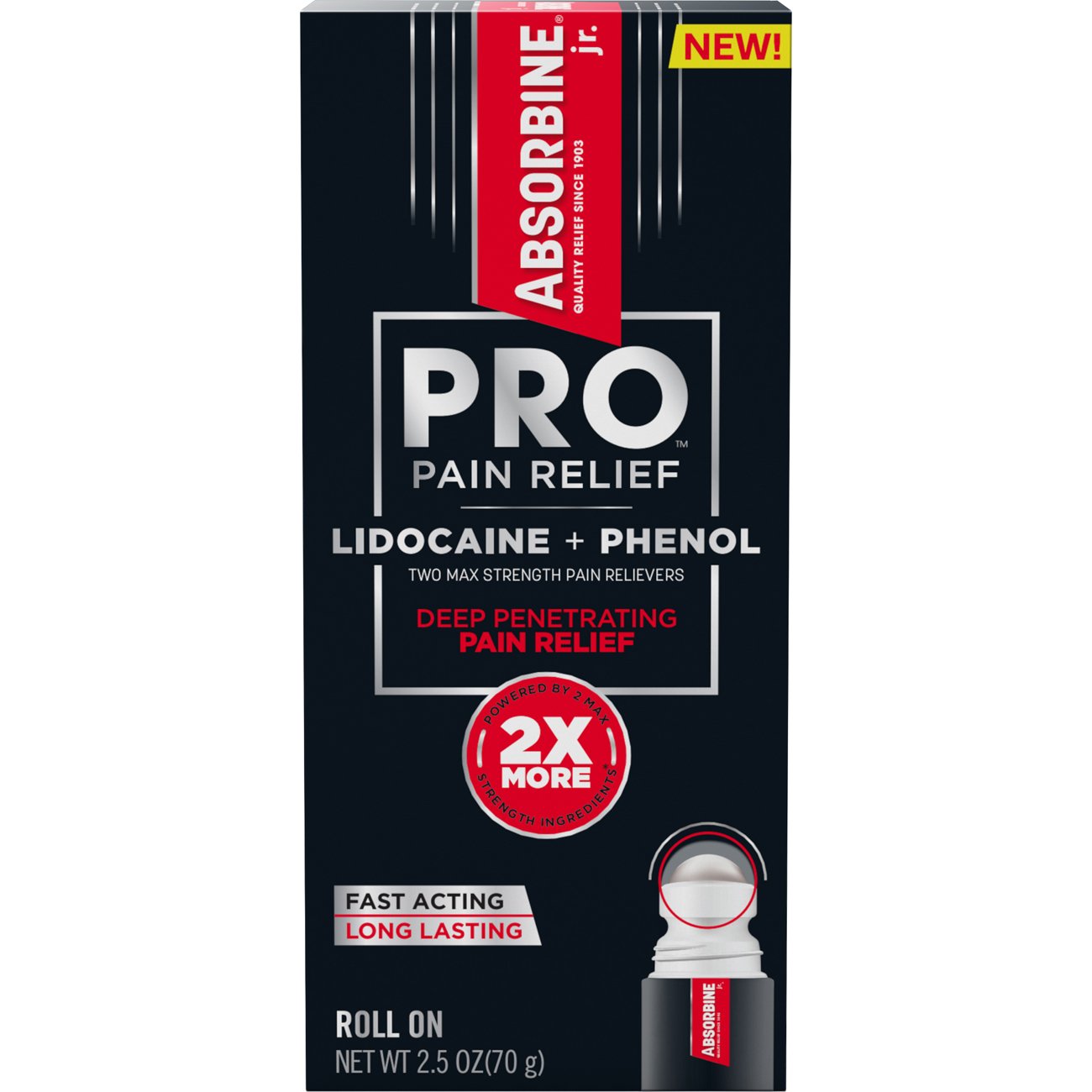Absorbine Jr Pro Pain Relief Roll On - Shop Muscle & joint pain at H-E-B