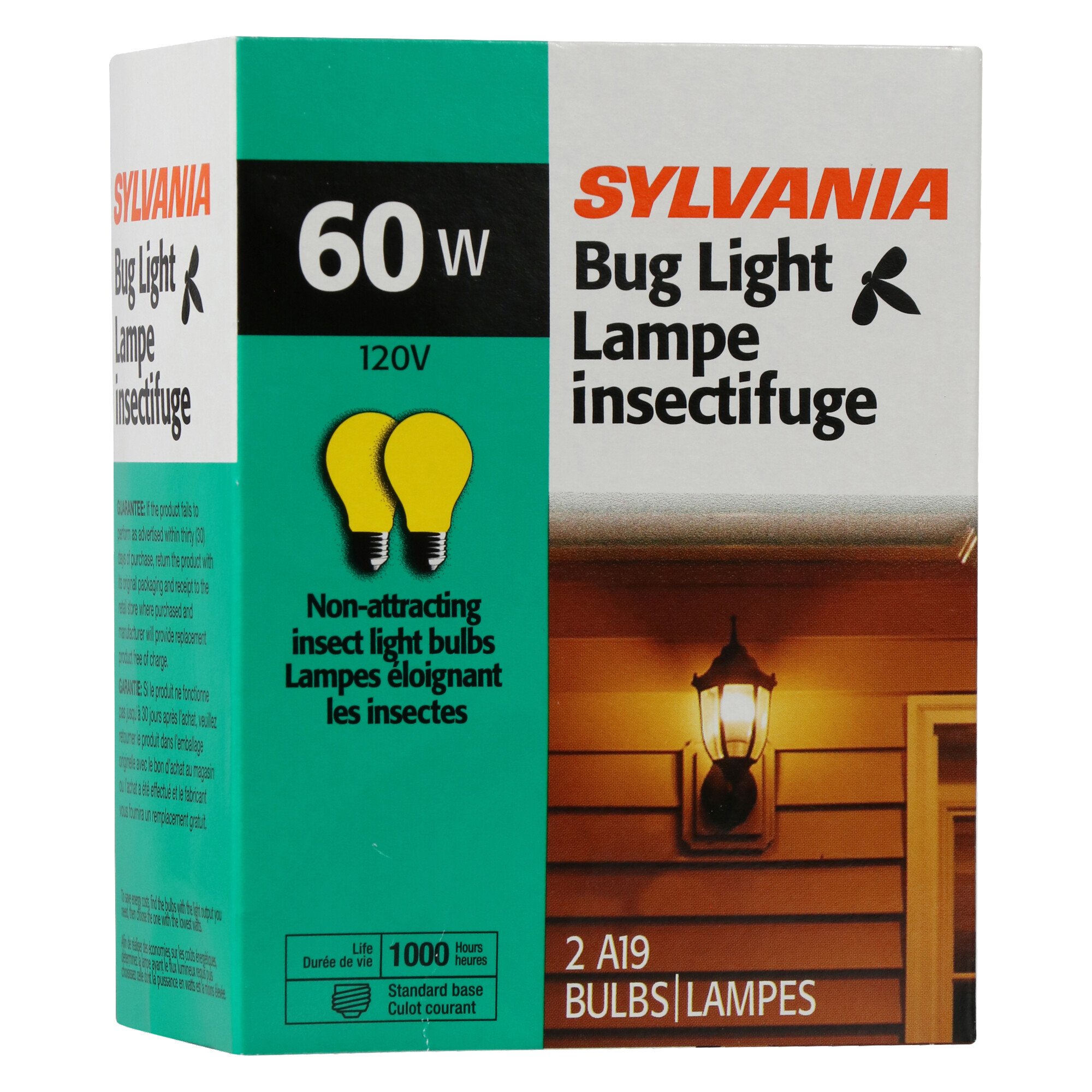 Sylvania A19 60-Watt Bug Light Bulbs - Shop Light bulbs at H-E-B