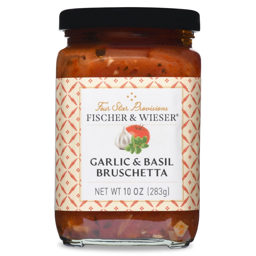 Fischer & Wieser Four Star Provisions Garlic & Basil Bruschetta Sauce ...