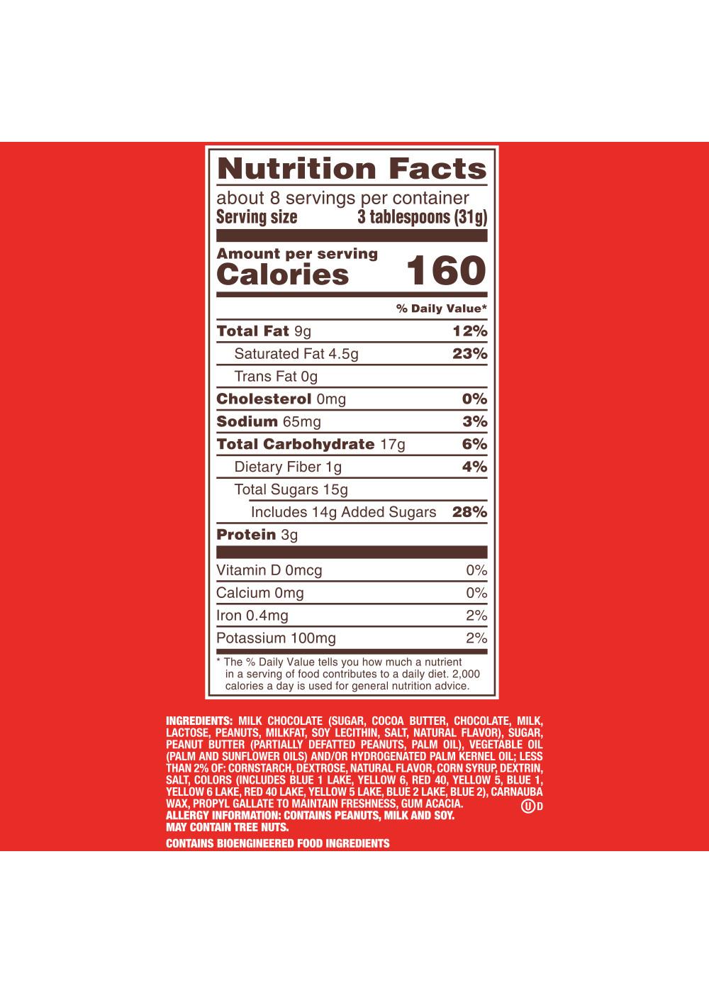 M&M'S Minis Peanut Butter Milk Chocolate Candy - Sharing Size - Shop ...