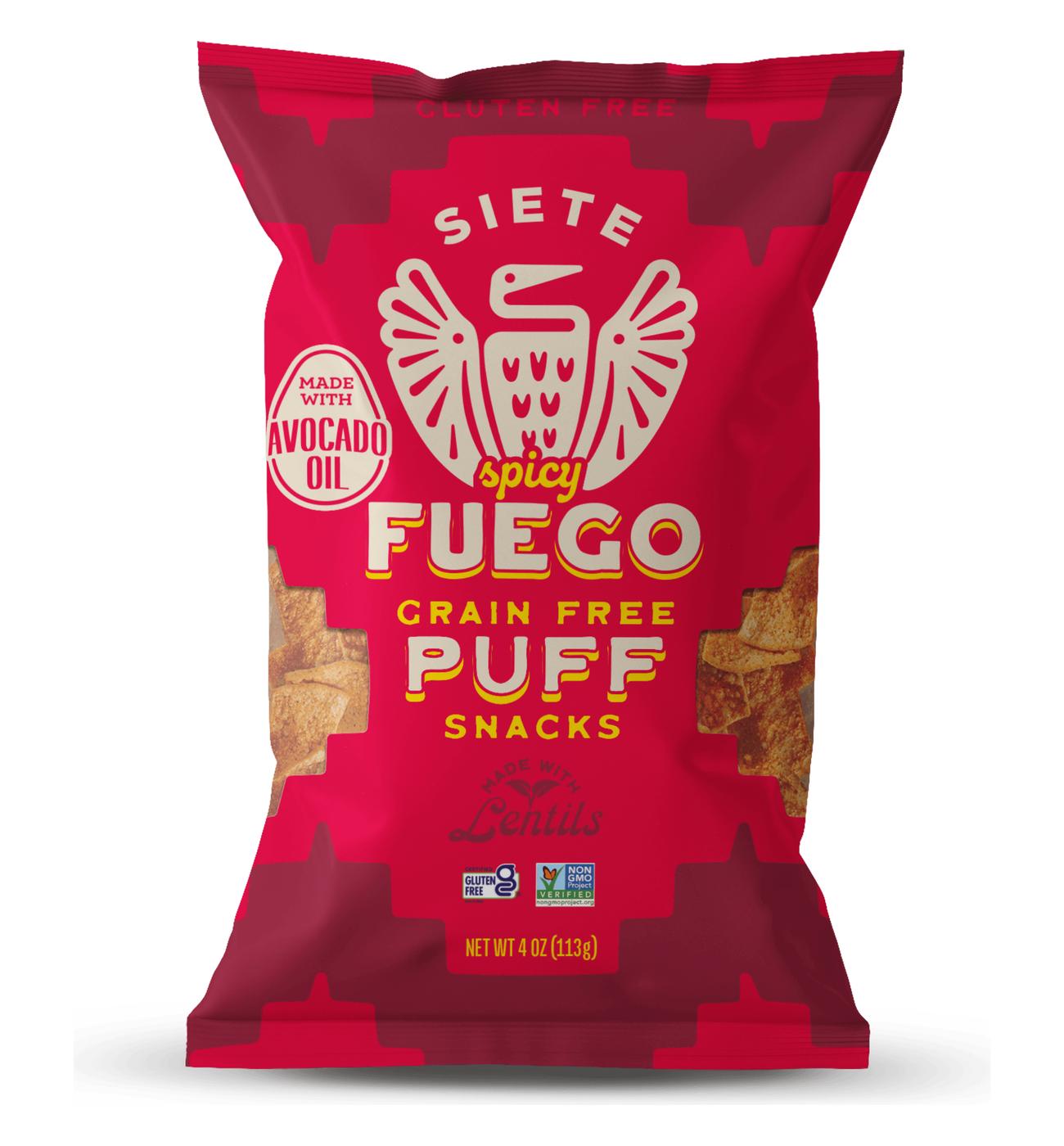 Siete Grain-Free Spicy Fuego Puffs - Shop Chips at H-E-B