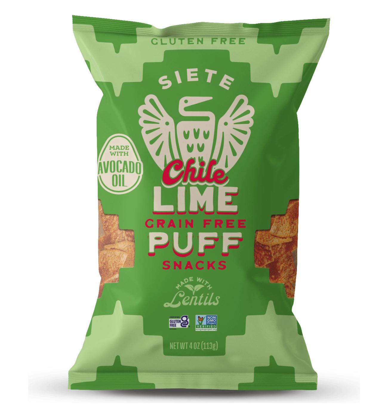 Siete Grain-Free Chile Lime Puffs - Shop Chips at H-E-B
