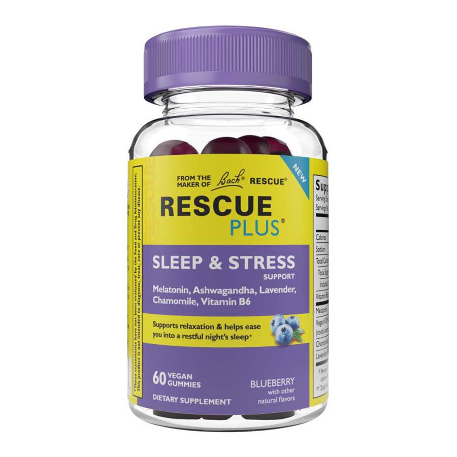Bach Rescue Plus Sleep & Stress Support Gummies - Blueberry - Shop ...