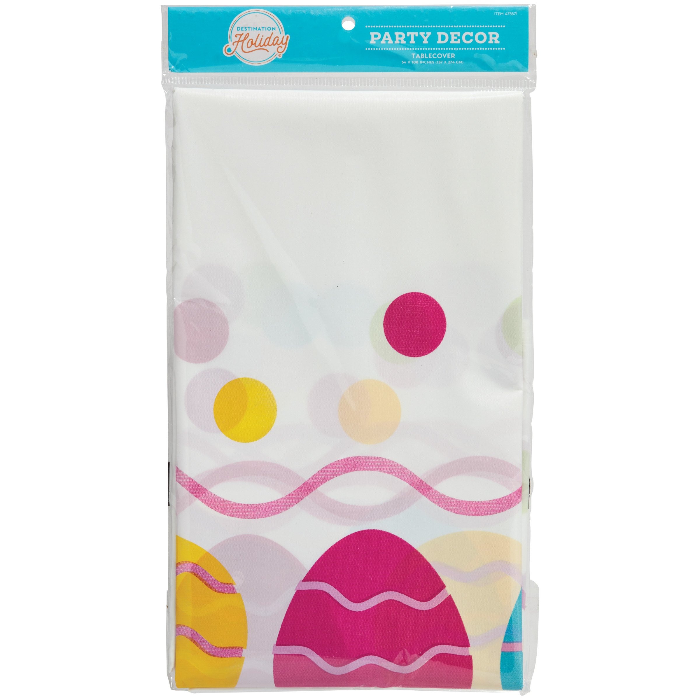 Destination Holiday Egg Bordered Table Cover - Shop Party decor at H-E-B