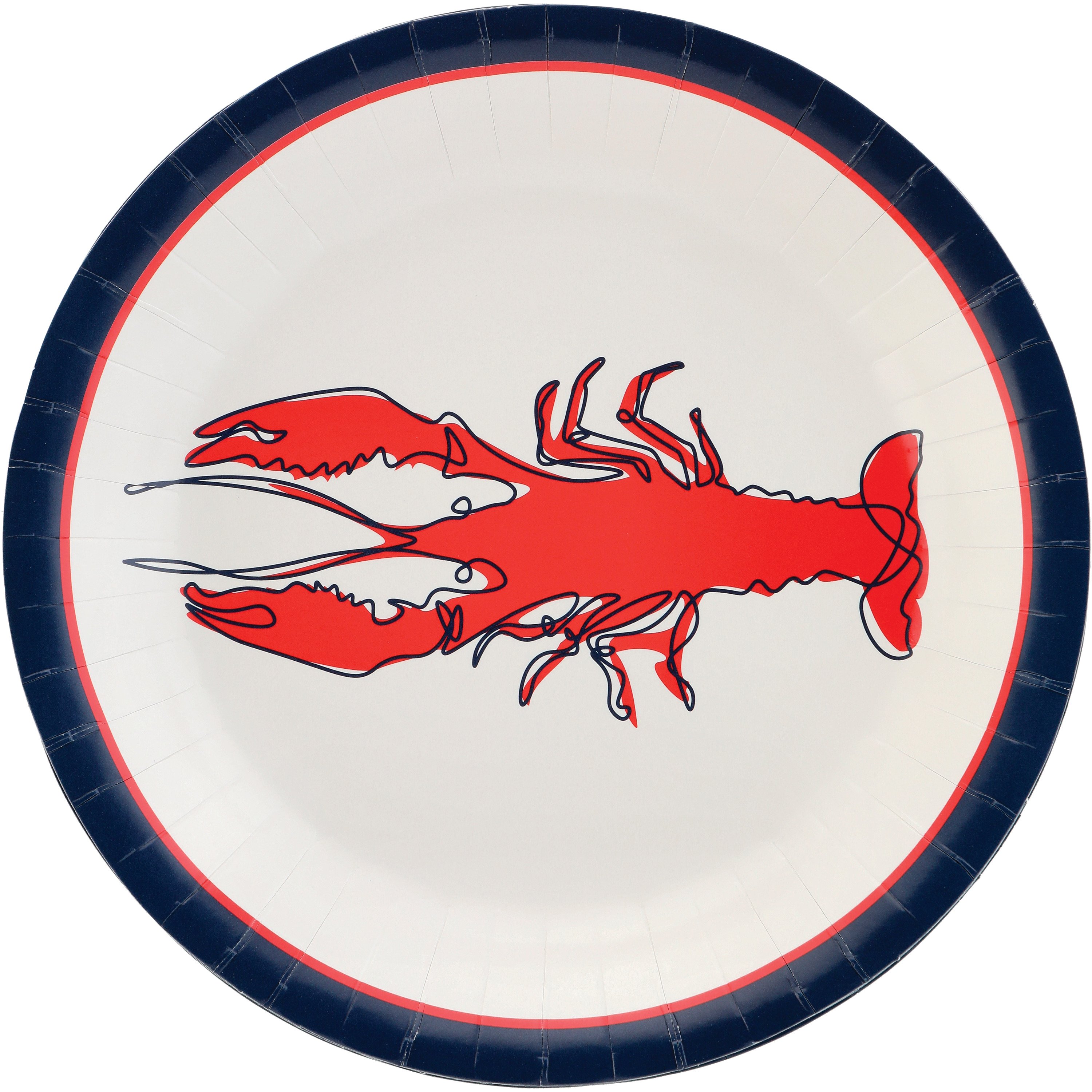 Destination Holiday Crawfish Paper Plate Set, 10 Ct - Shop Party decor ...