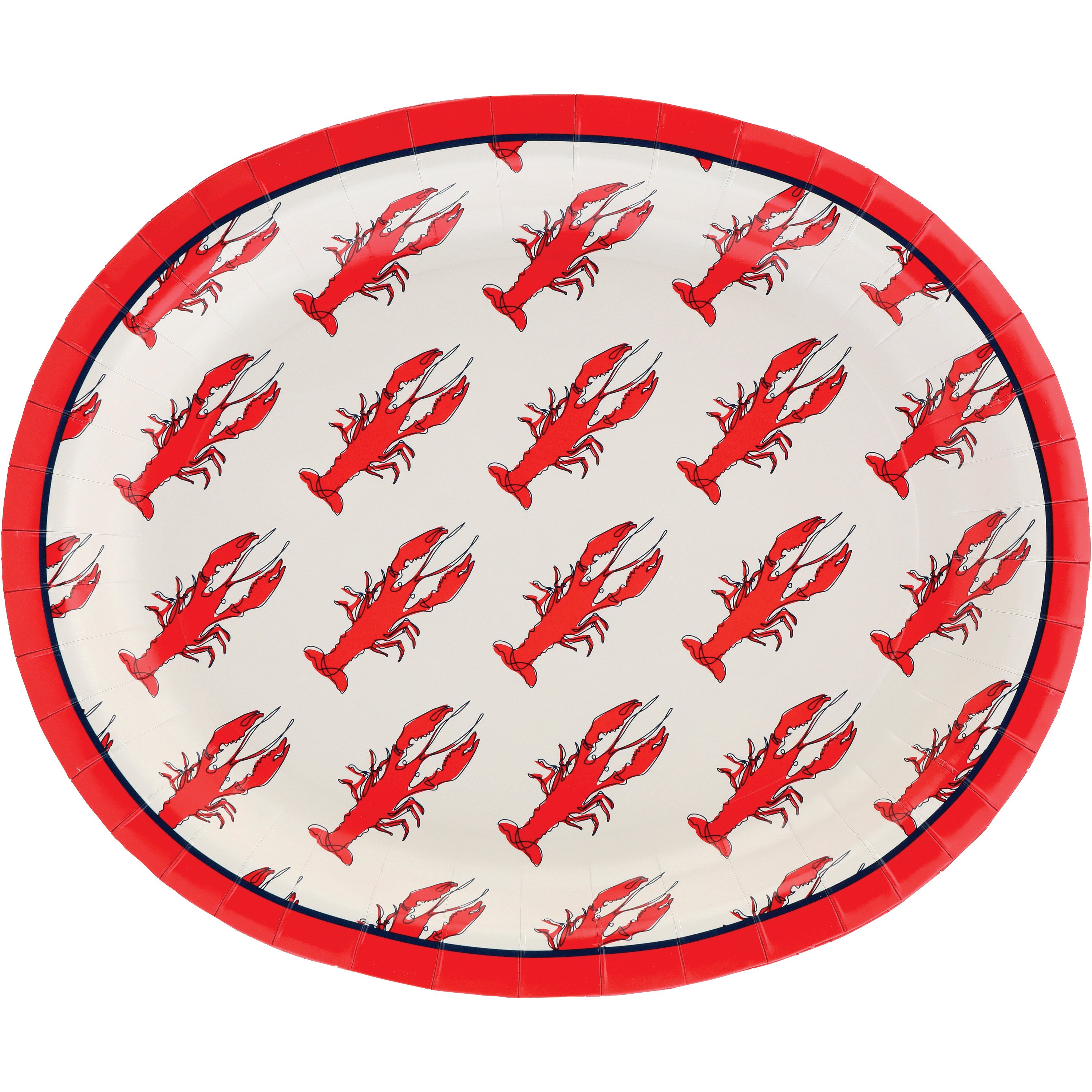 Destination Holiday Crawfish Oval Plate Set - Shop Party decor at H-E-B