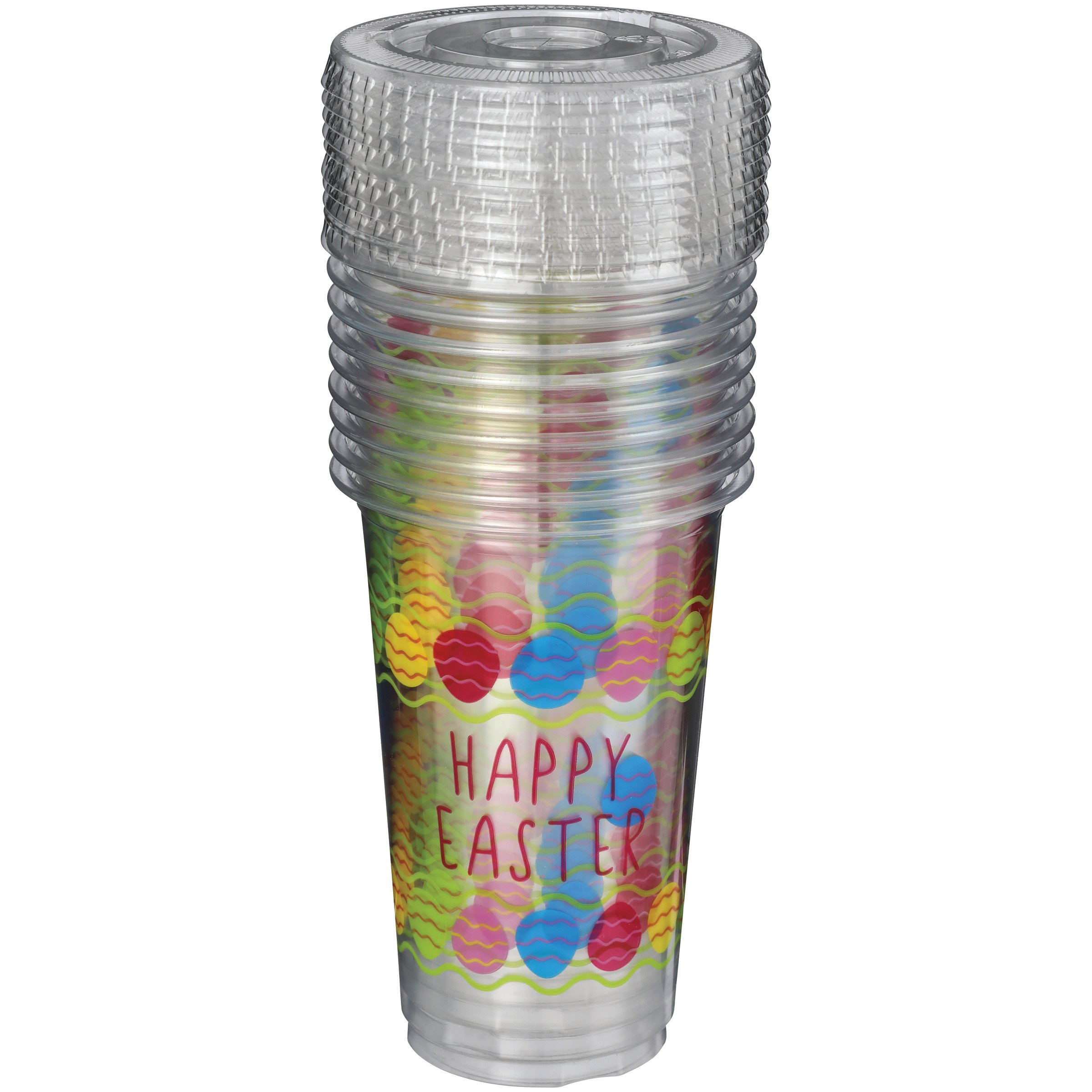 Destination Holiday Happy Easter Party Cups with Lids - Shop Party ...