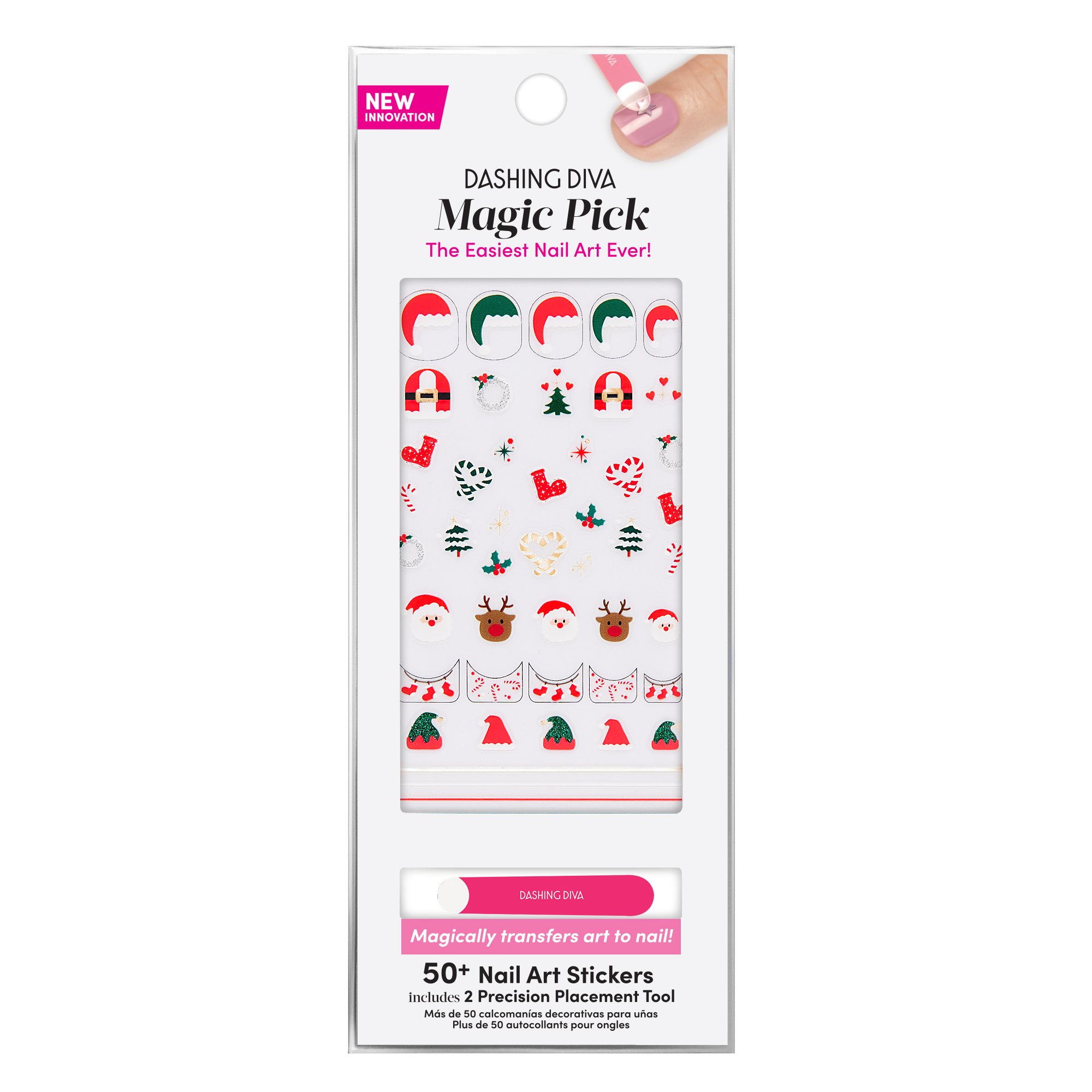 Dashing Diva Magic Pick Nail Art Stickers - Holiday Cheers - Shop Nail ...