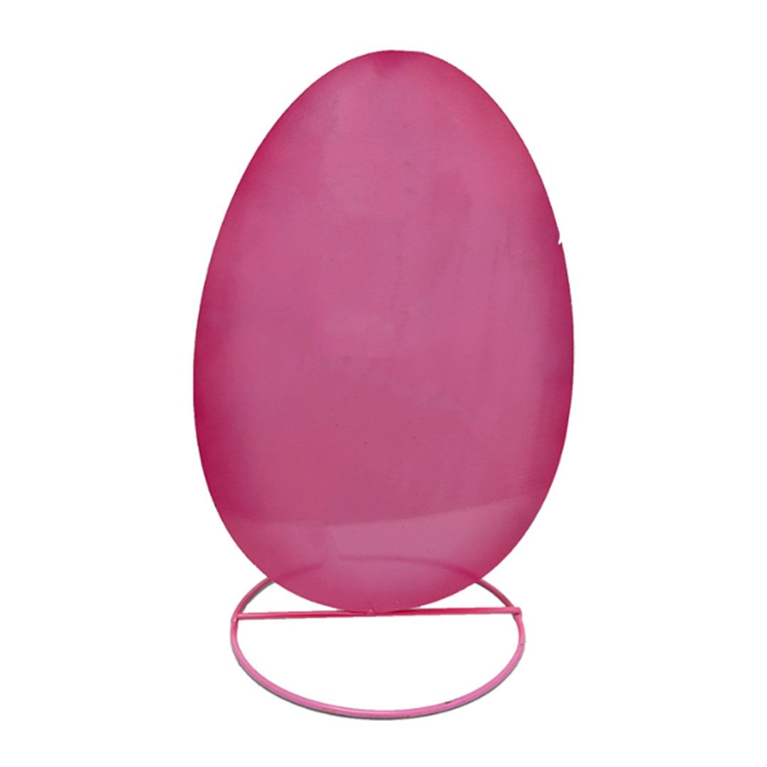 Creative Decor Sourcing Metal Easter Egg - Pink - Shop Outdoor decor at ...