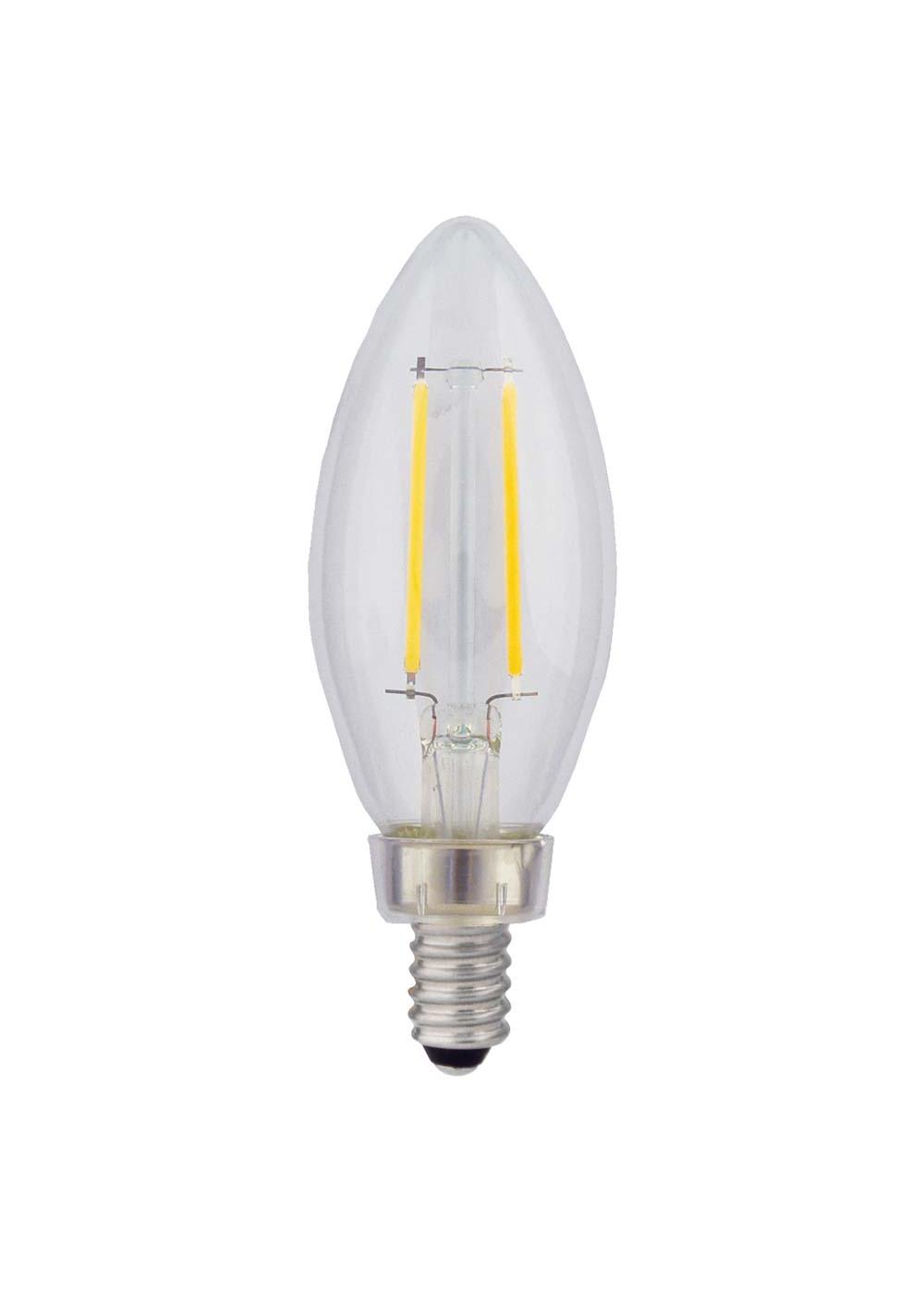 Green Watt B10 60-Watt Clear E12 LED Light Bulbs - Daylight - Shop ...