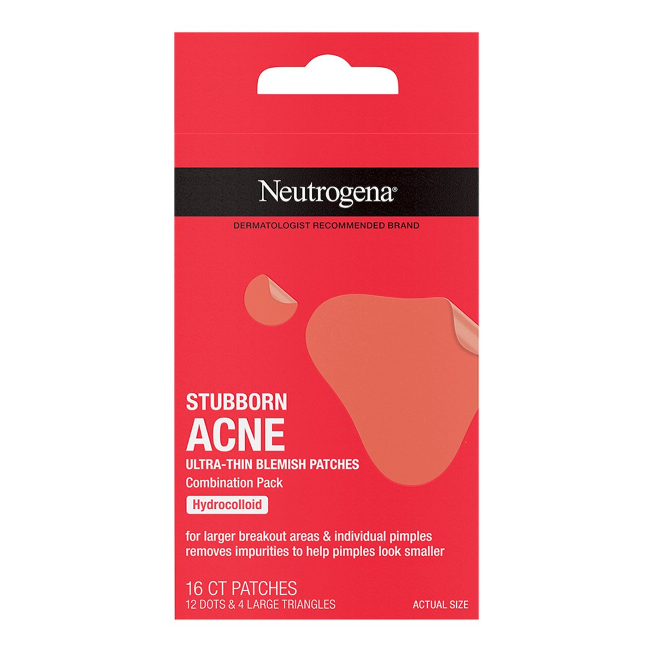 Neutrogena Stubborn Acne Hydrocolloid Blemish Patches - Shop Facial ...