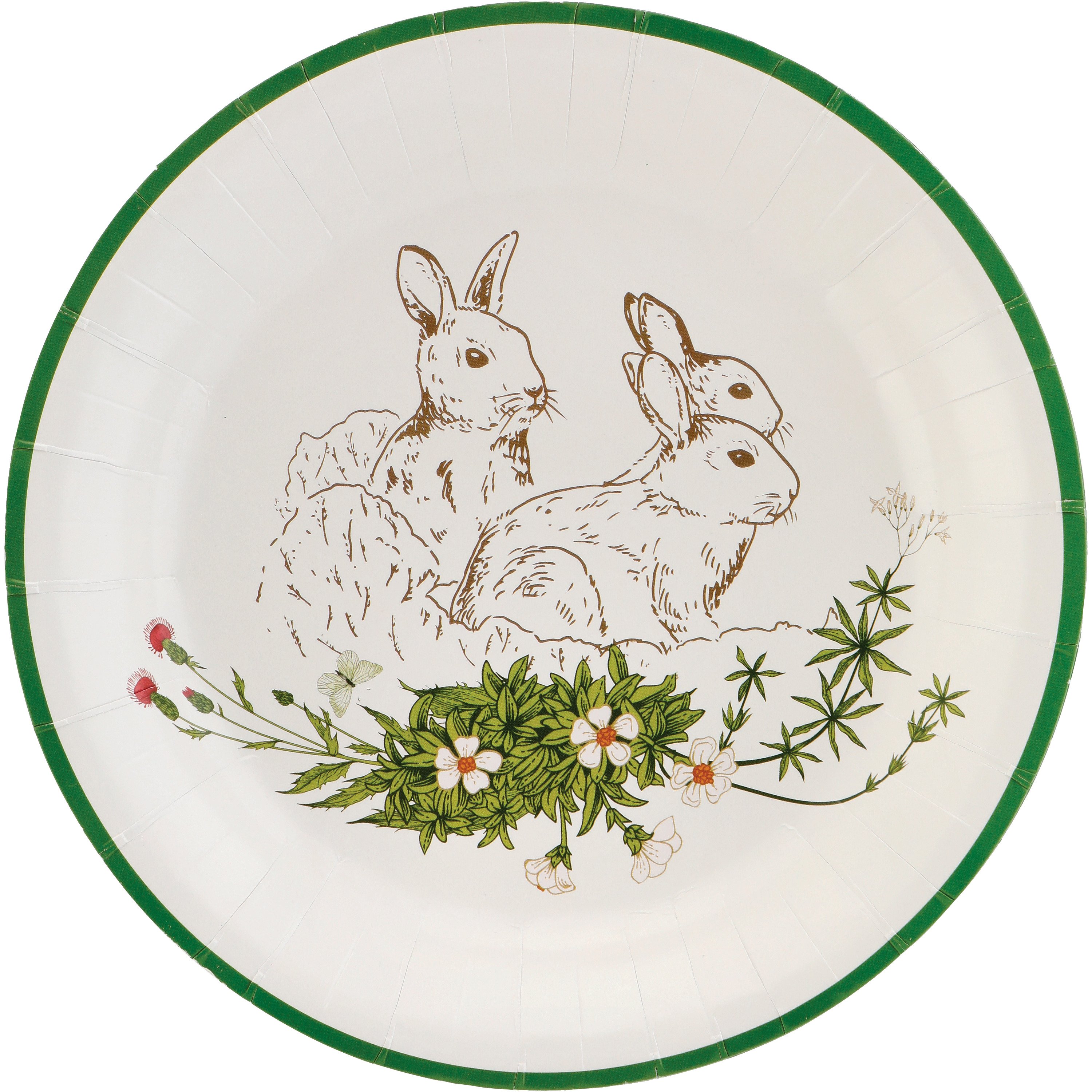 Destination Holiday Easter Bunny Paper Plate Set, 10 Ct - Shop Party ...