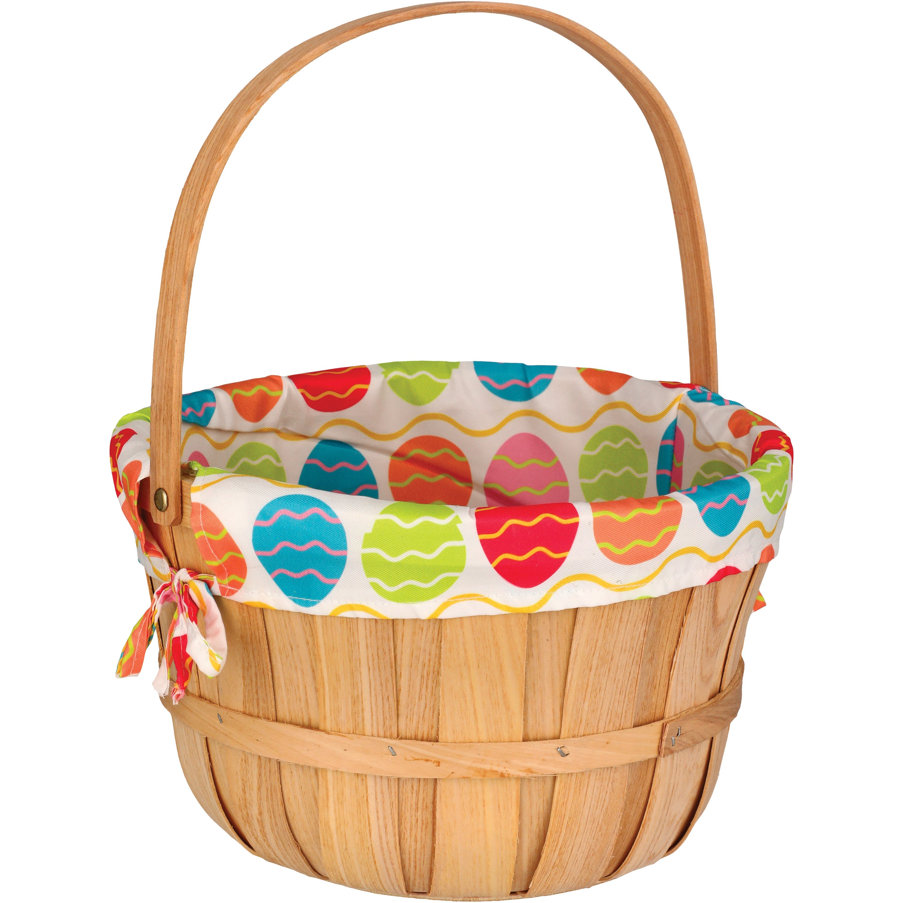 Destination Holiday Natural Chipwood Easter Basket – Pastel Eggs - Shop ...