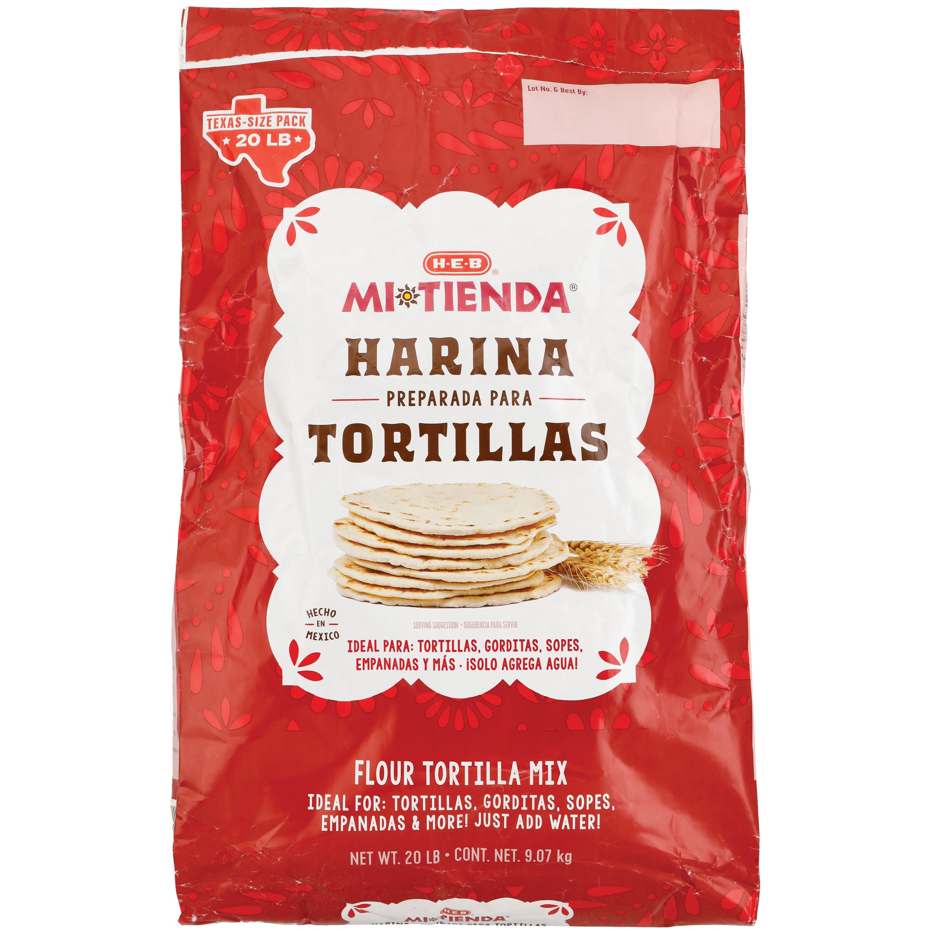 H-E-B Mi Tienda Flour Tortilla Mix - Texas-Size Pack - Shop Flour at H-E-B