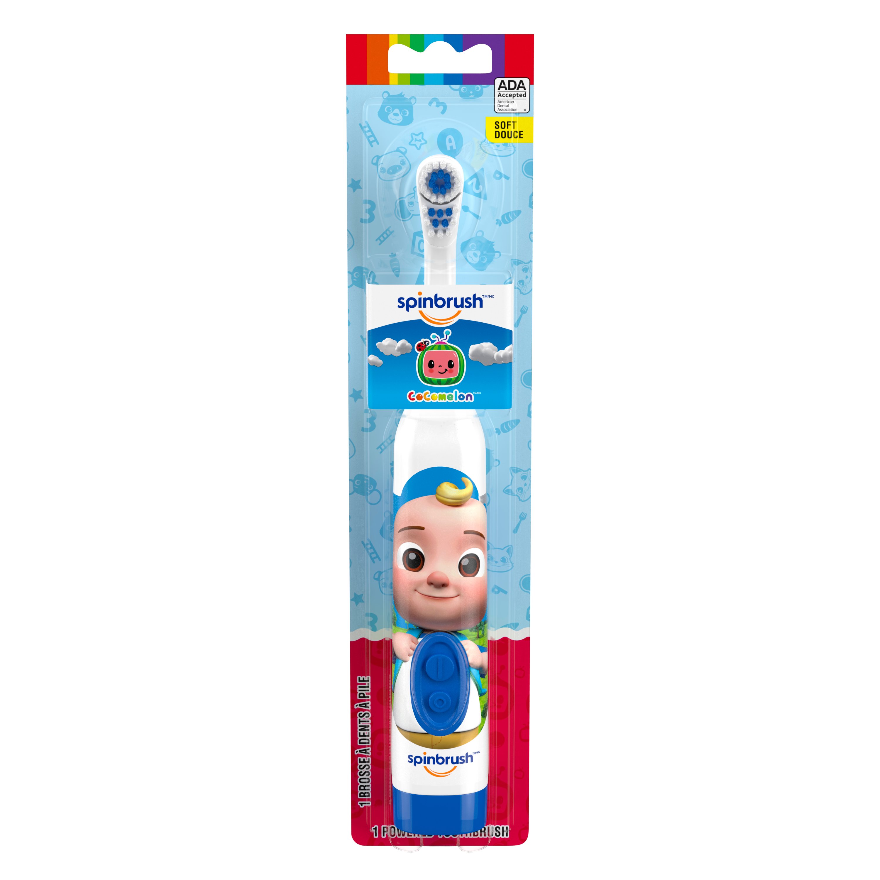 Spinbrush Kids Cocomelon Powered Toothbrush - Soft - Shop Toothbrushes ...