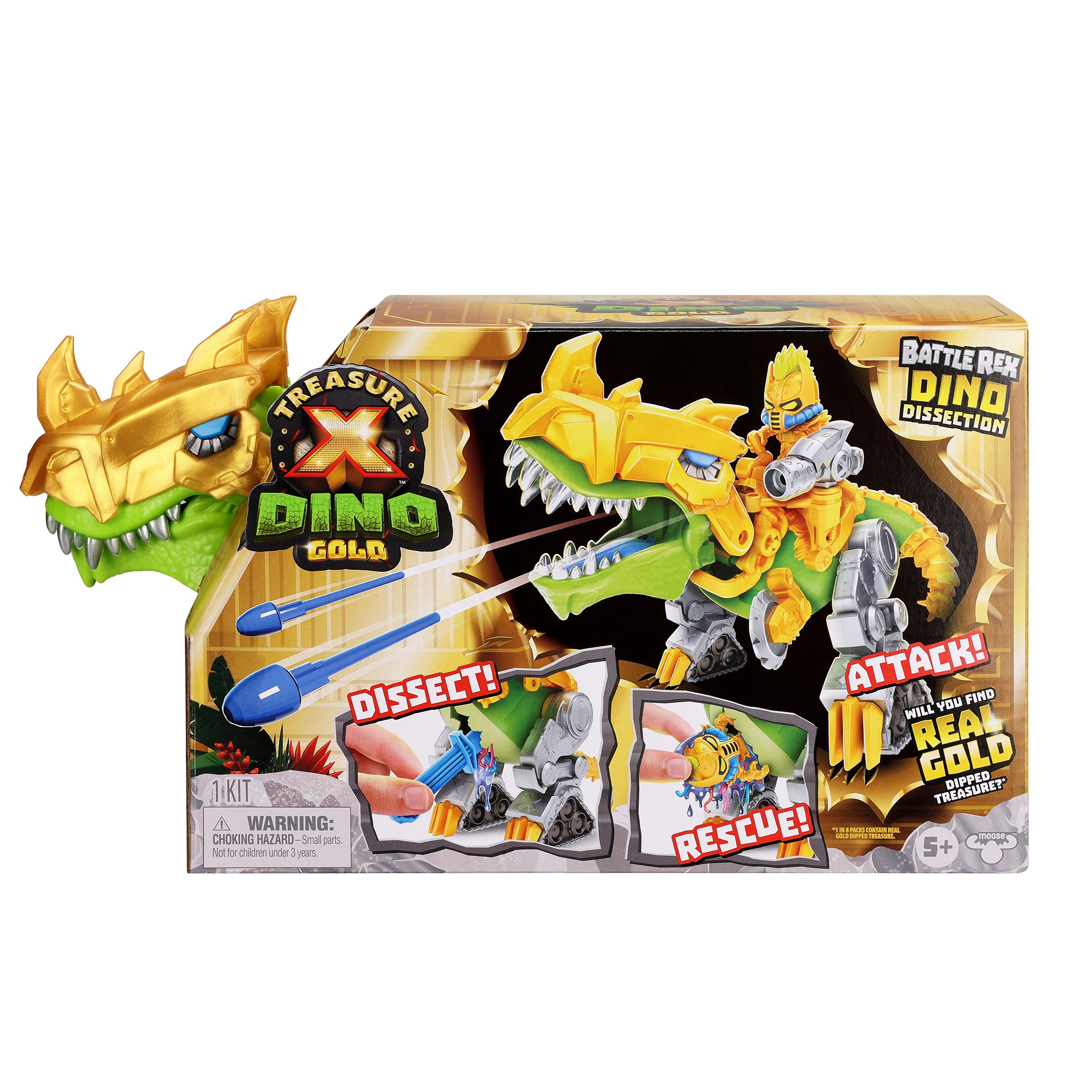 Treasure X Dino Gold Battle Rex Dissection - Shop Playsets at H-E-B