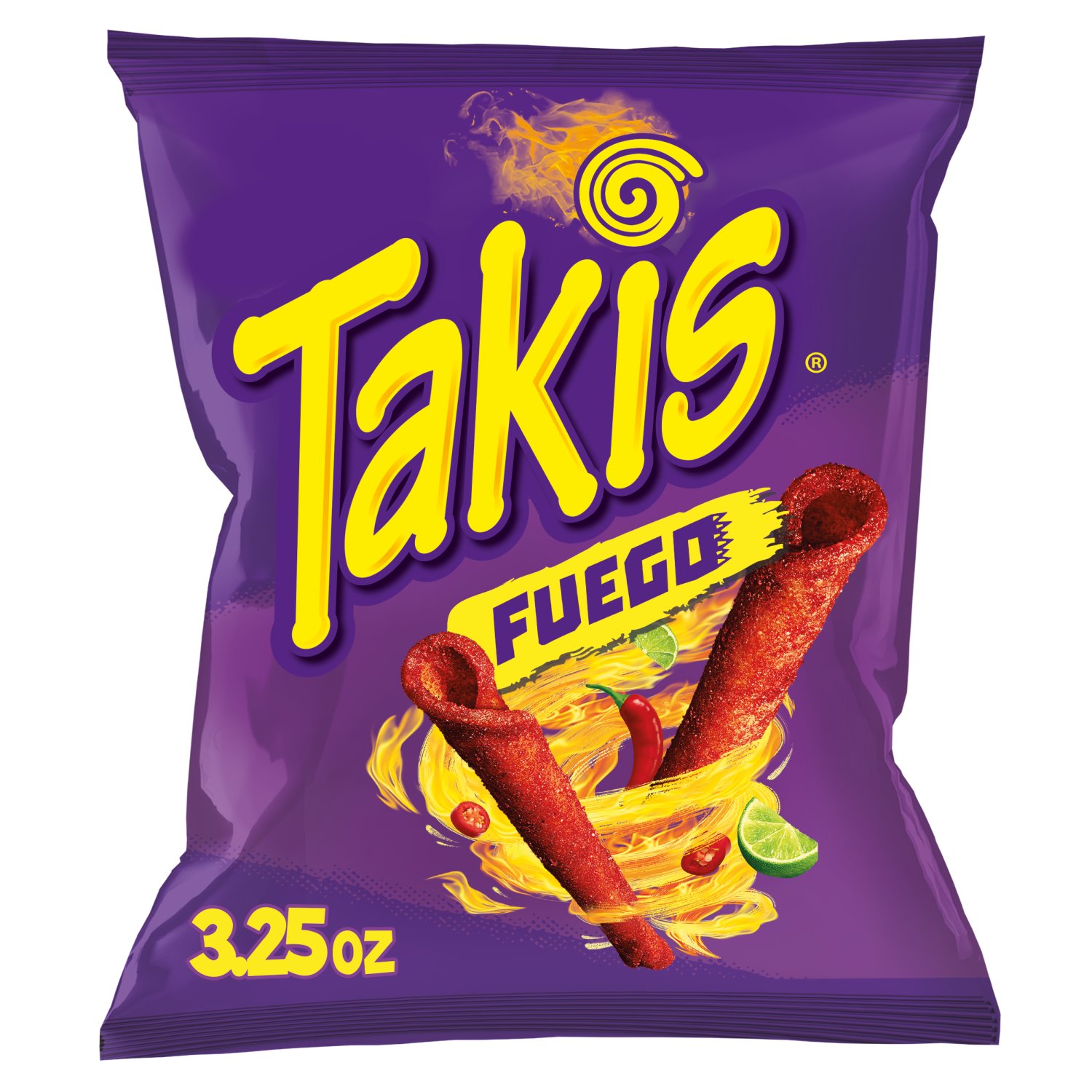 Takis Fuego Rolled Tortilla Chips Snack-Size Bag - Shop Chips at H-E-B
