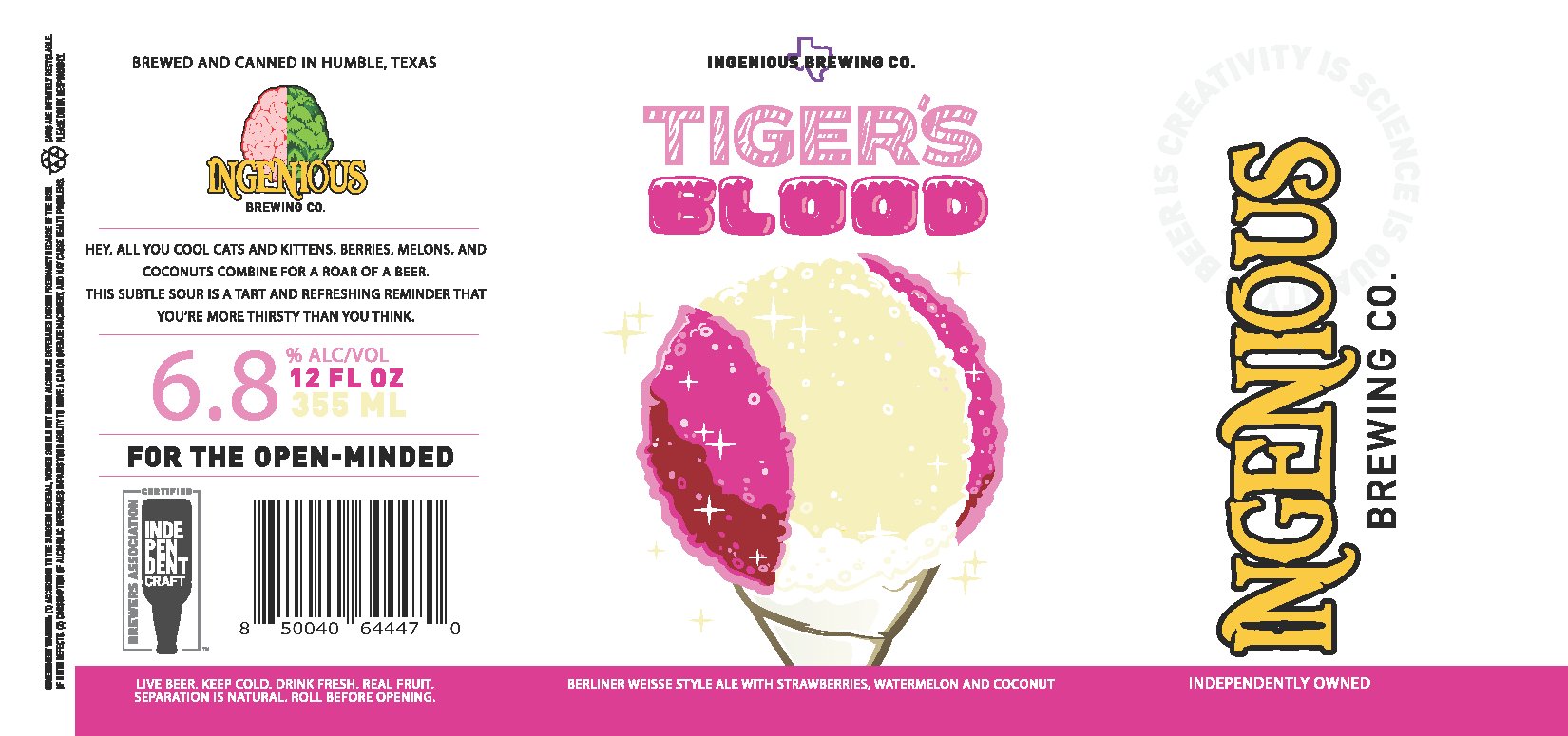 Ingenious Brewing Tigers Blood Ale Beer 12 oz Cans - Shop Beer at H-E-B