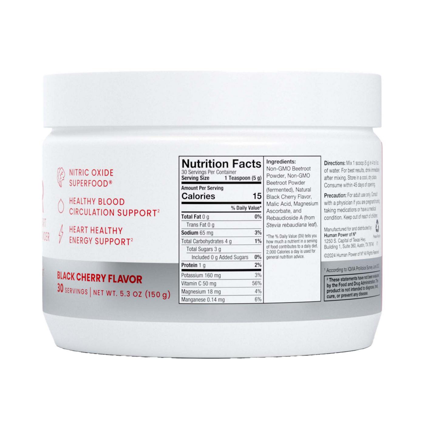 HumanN SuperBeets Heart Powder - Black Cherry - Shop Herbs & homeopathy ...