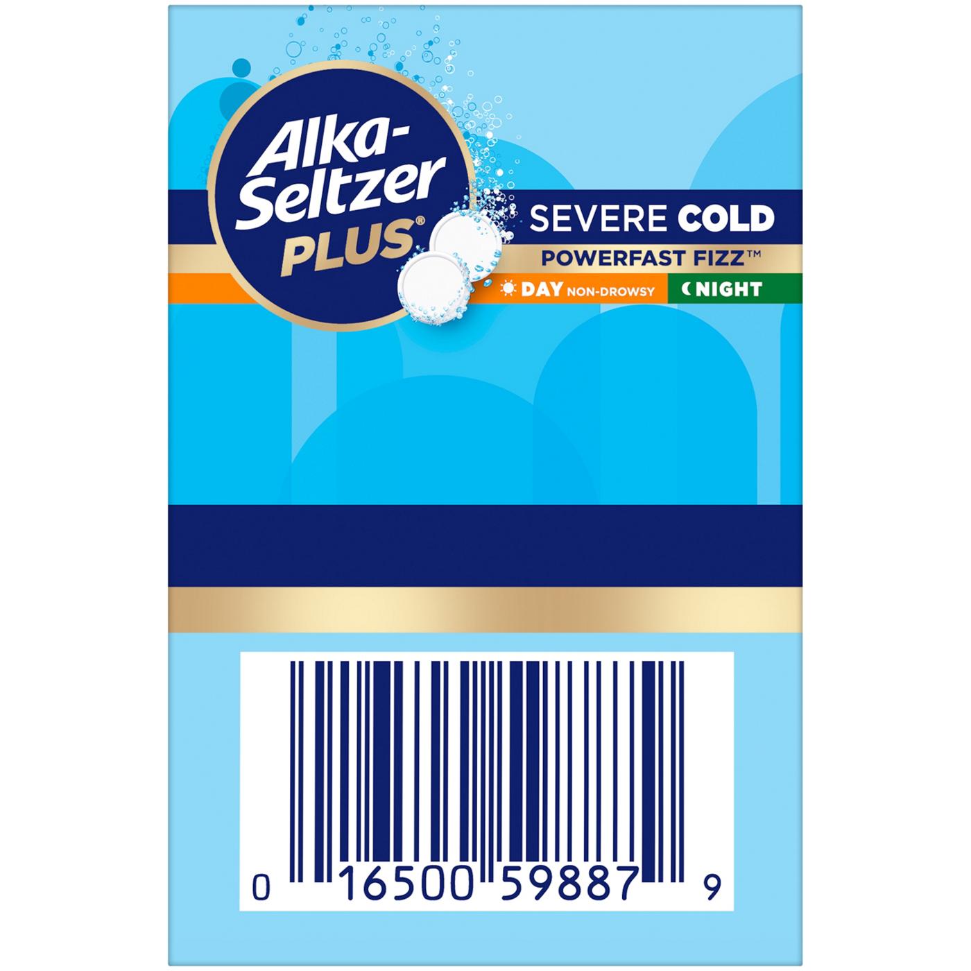 Alka-Seltzer Plus Severe Cold Powerfast Fizz Day & Night Tablets - Shop ...