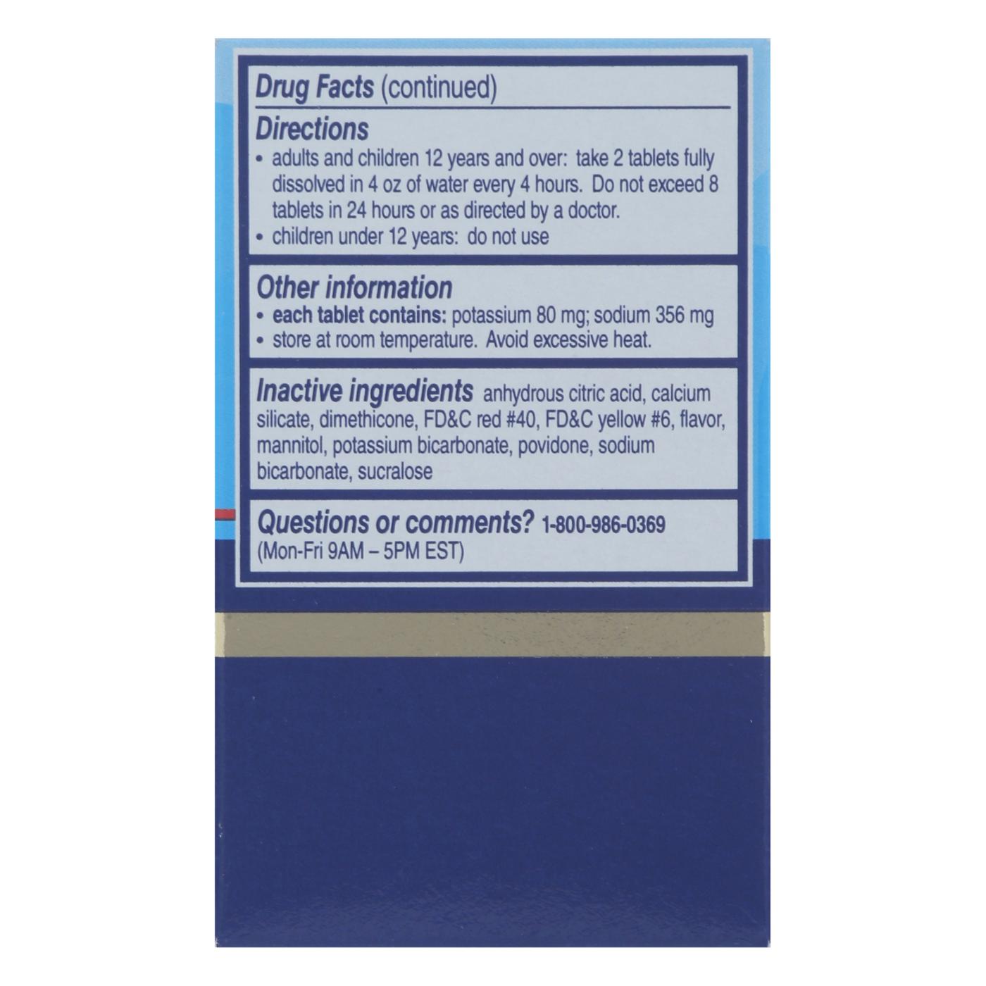 Alka-Seltzer Plus Severe Cold Powerfast Fizz Tablets - Orange - Shop ...