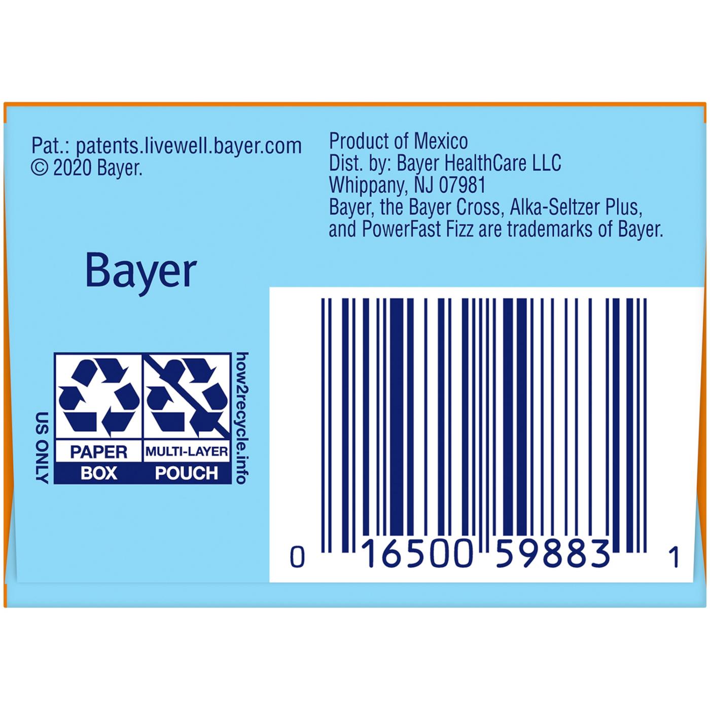 Alka-Seltzer Plus Severe Cold & Flu Powerfast Fizz Tablets - Citrus ...