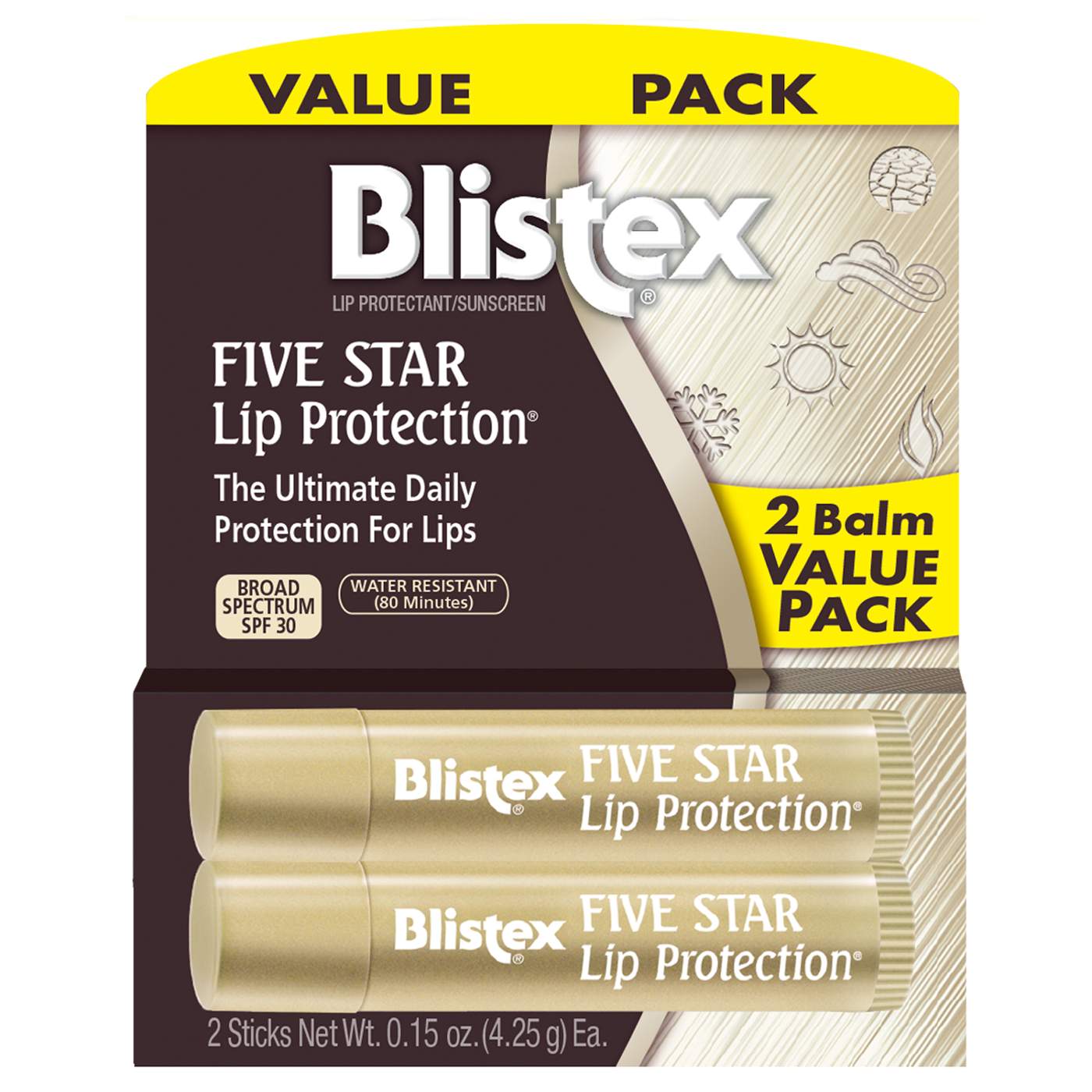 Blistex Five Star Lip Protection Value Pack - Shop Lip balm ...