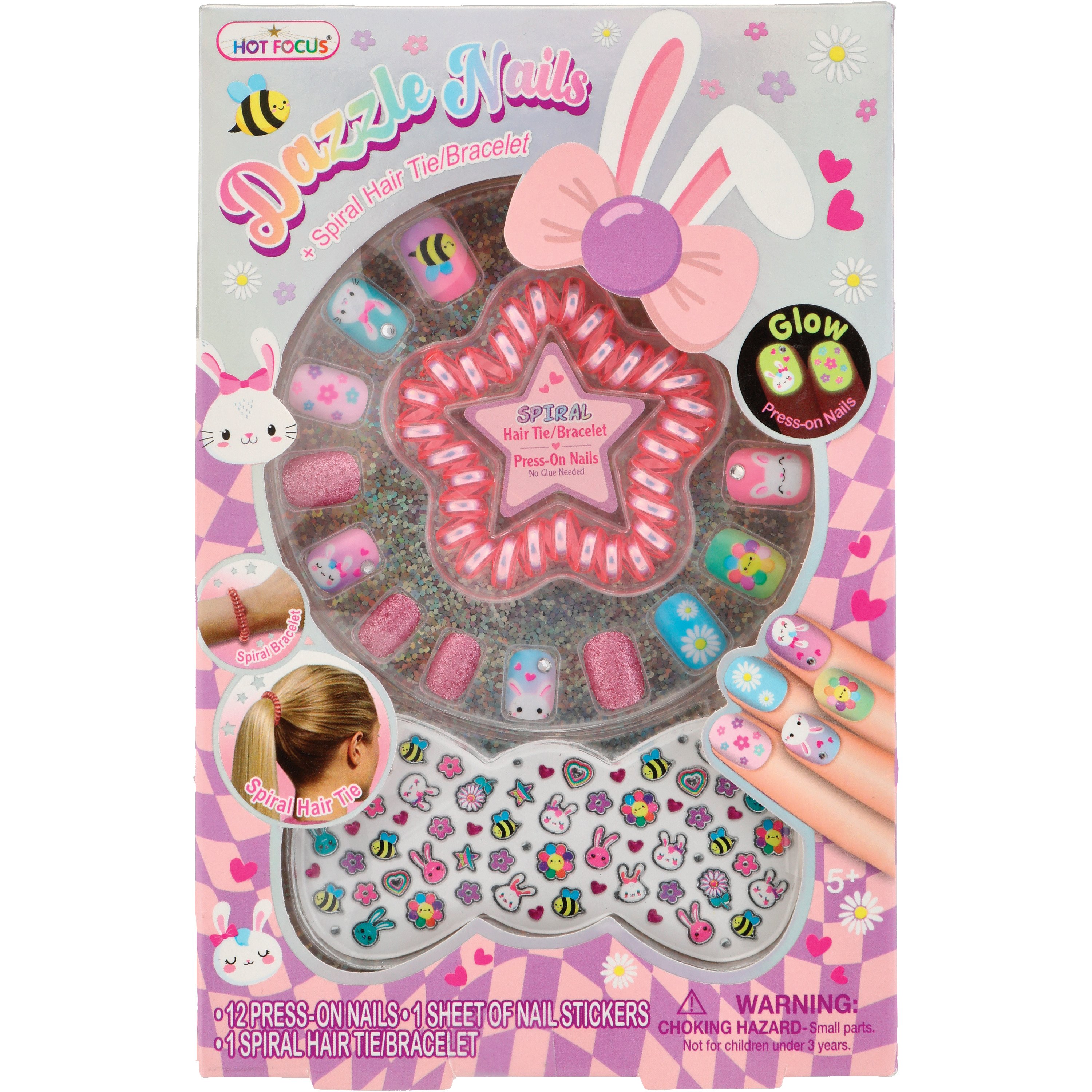 Hot Focus Dazzle Nails Kit - Shop Nail sets at H-E-B