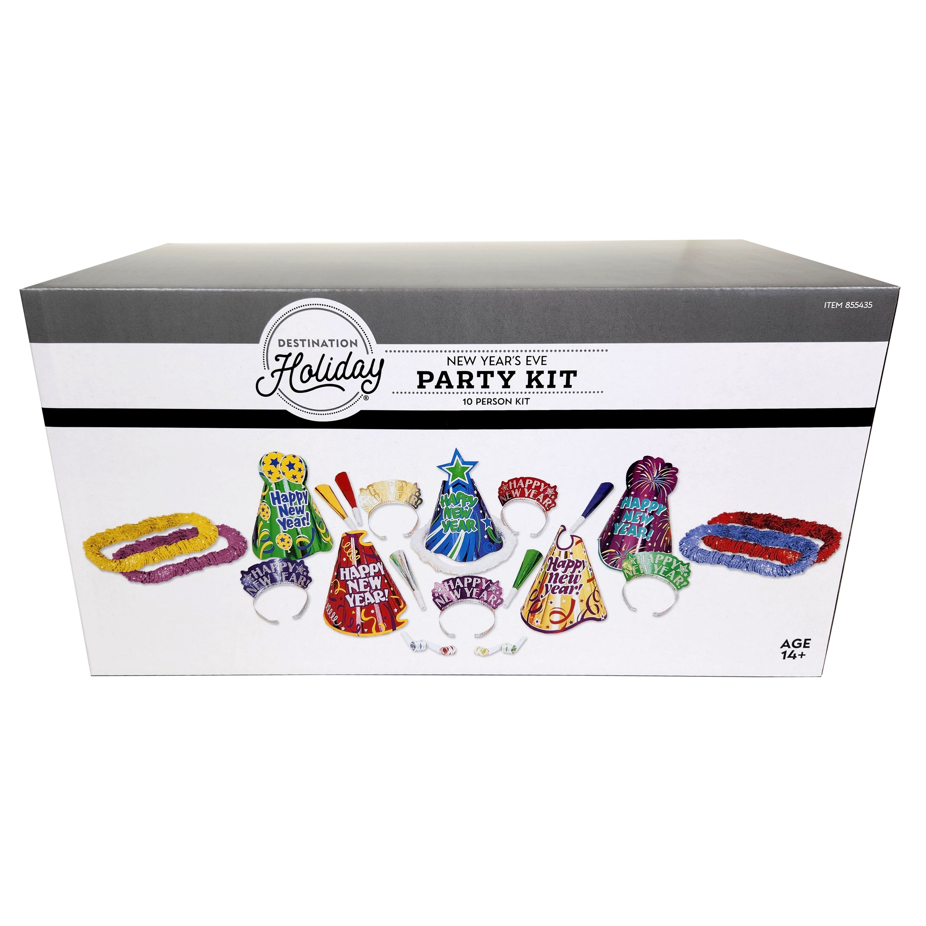 Destination Holiday New Year's Eve 10-Person Party Kit - Shop Party ...
